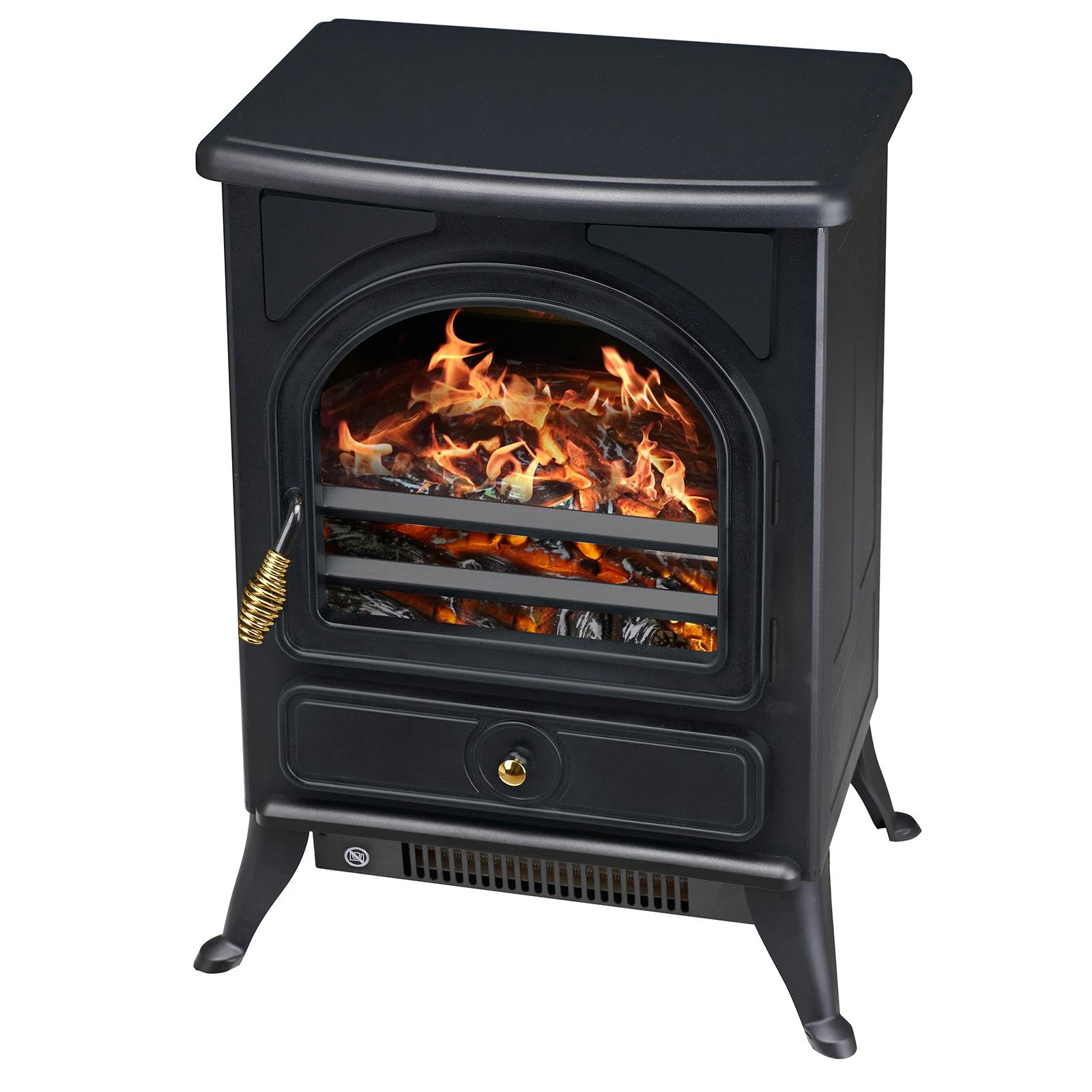 HOMCOM LED Elektrische kachel haardkachel vrijstaande kachel ...