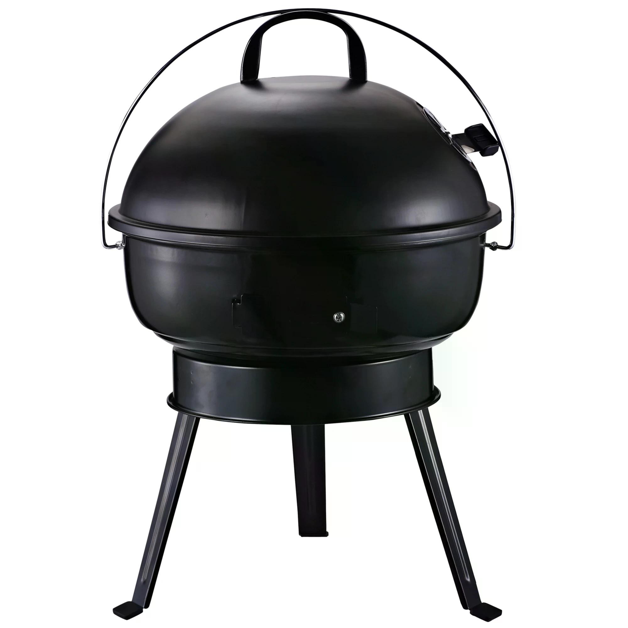 Outsunny Portable Small Charcoal Grill Barbecue BBQ Mini Tabletop ...