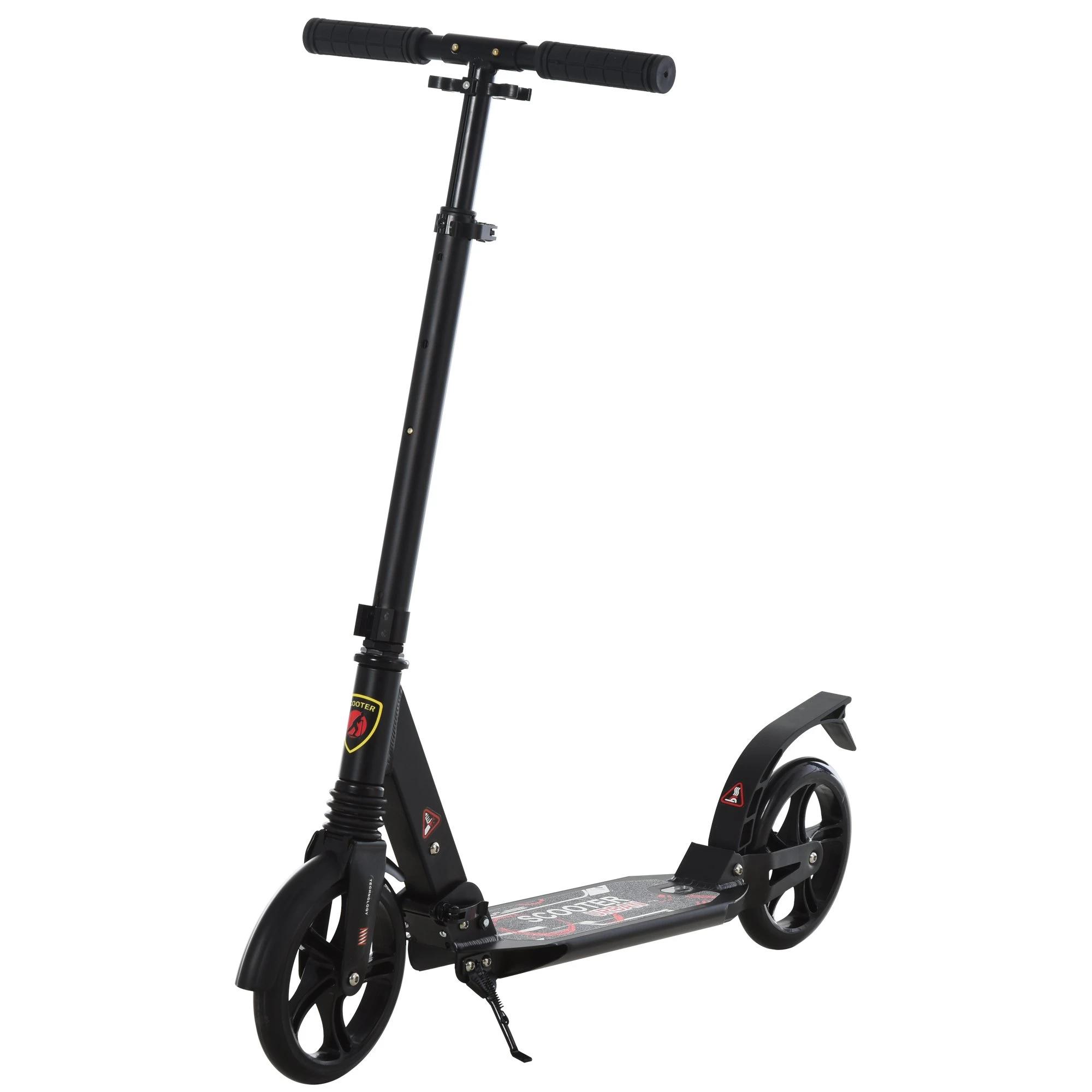 HOMCOM Trotinette dobravel com o guiador ajustável da altura trotinete ...