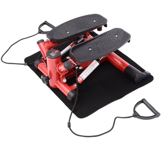 HomCom Mini stepper sidestepper per allenamento domestico completo di ...