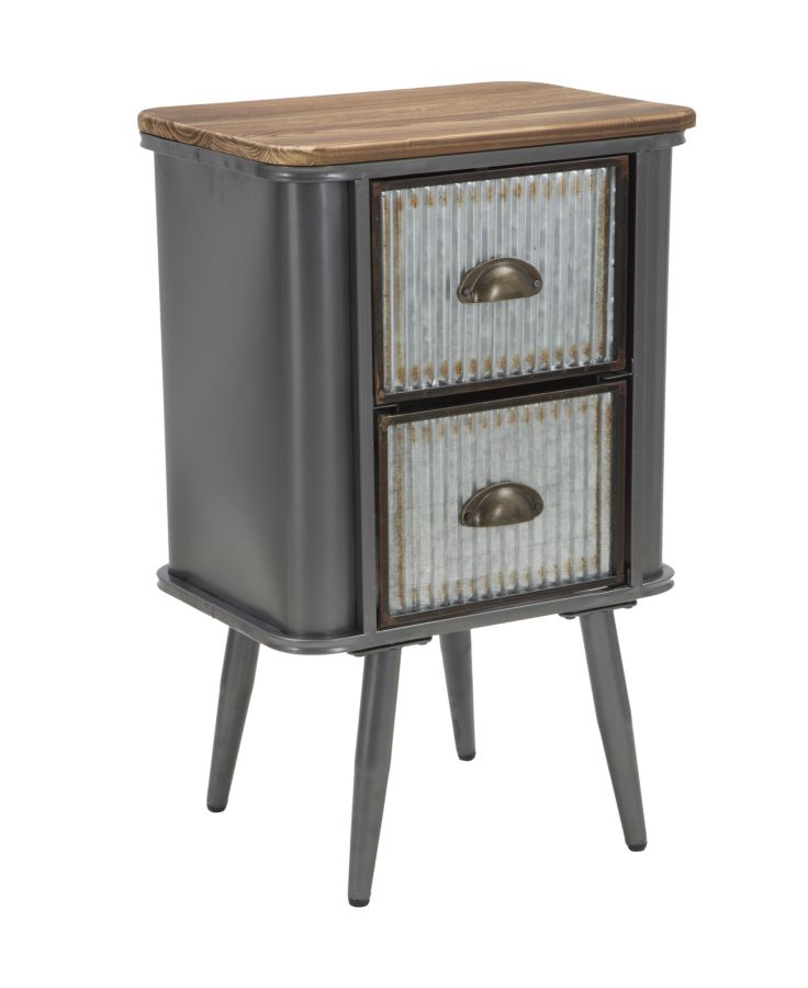 Comodino Illinois Cm 40X30X64 | Aosom.it