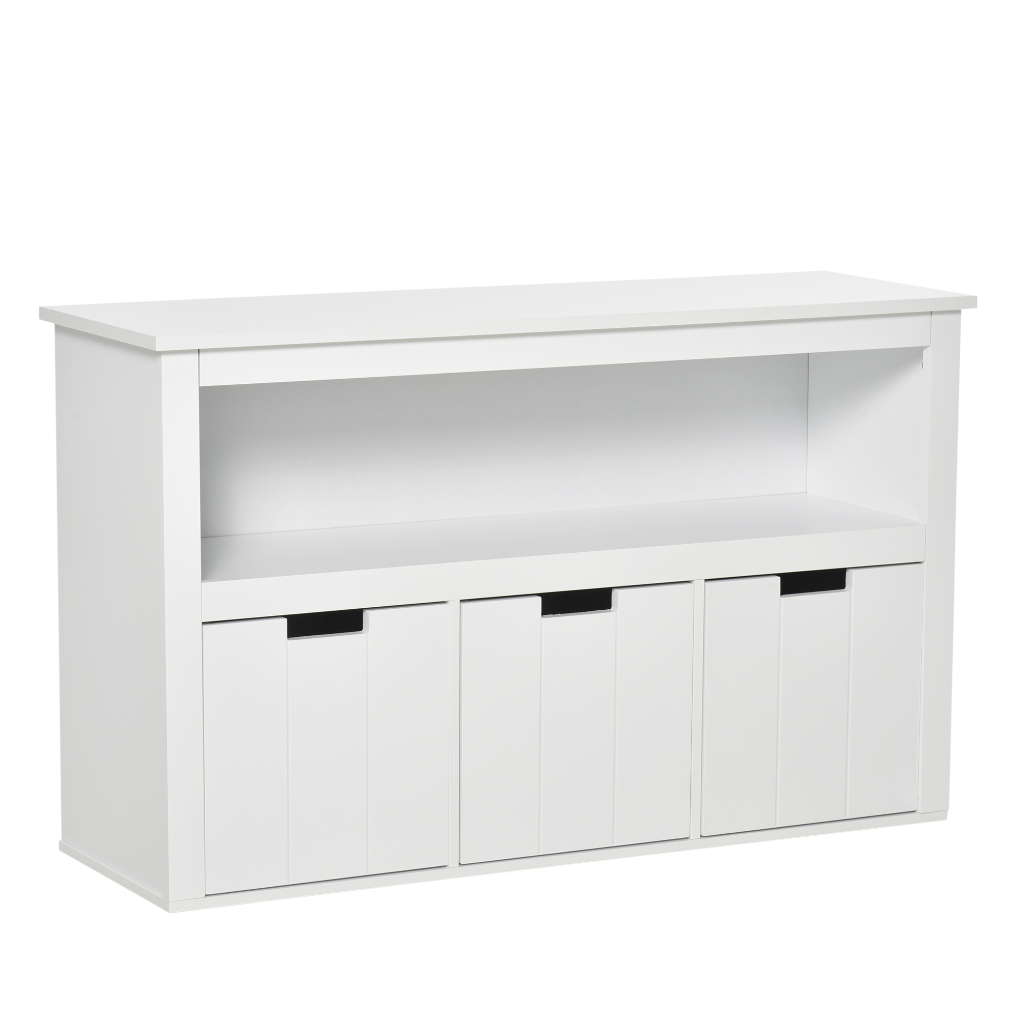 HOMCOM Storage Cabinet Display Rack Shelving Unit Chest with 3 Drawers ...