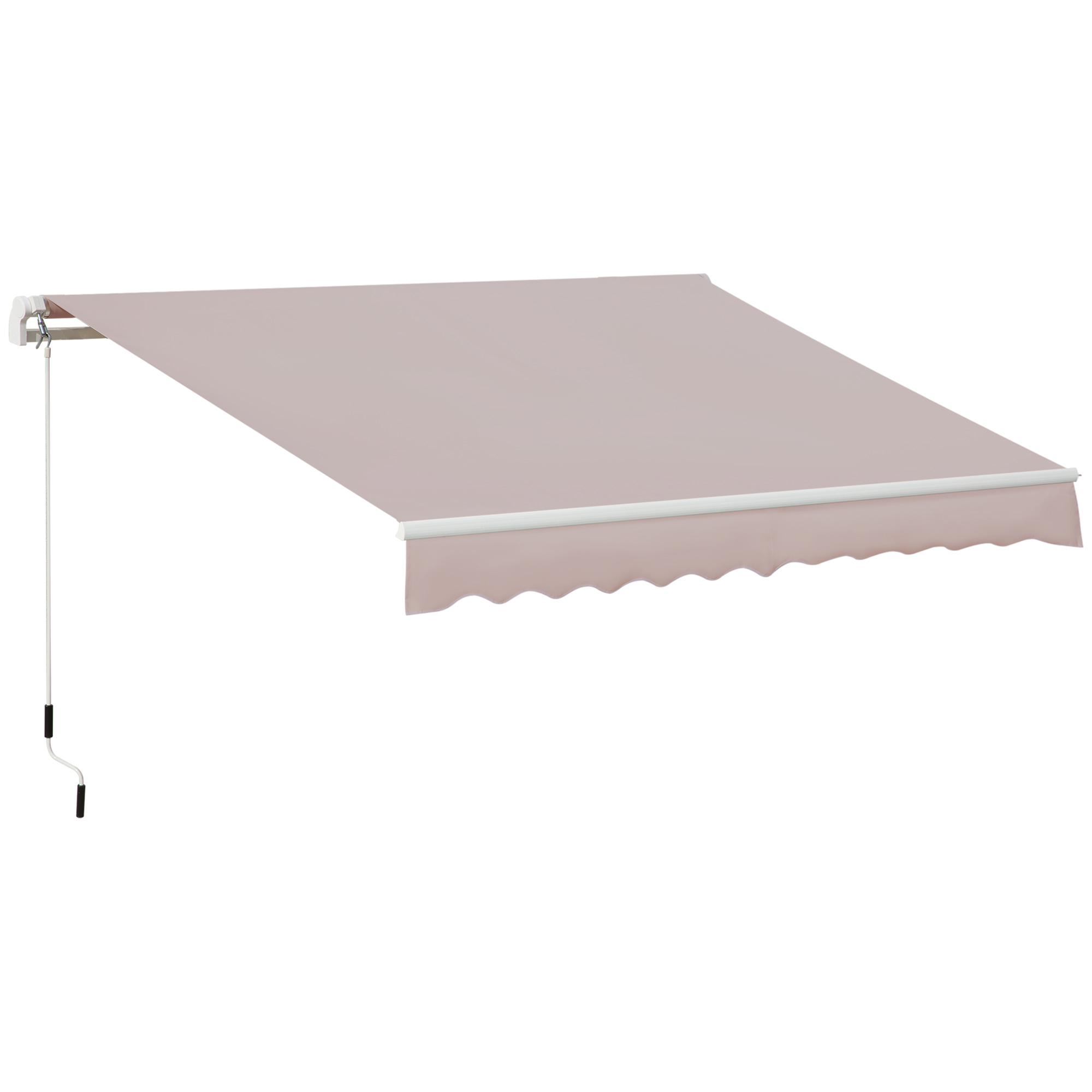 Outsunny Perdea Parasolara retractabila pentru Extern Impermeabil ...