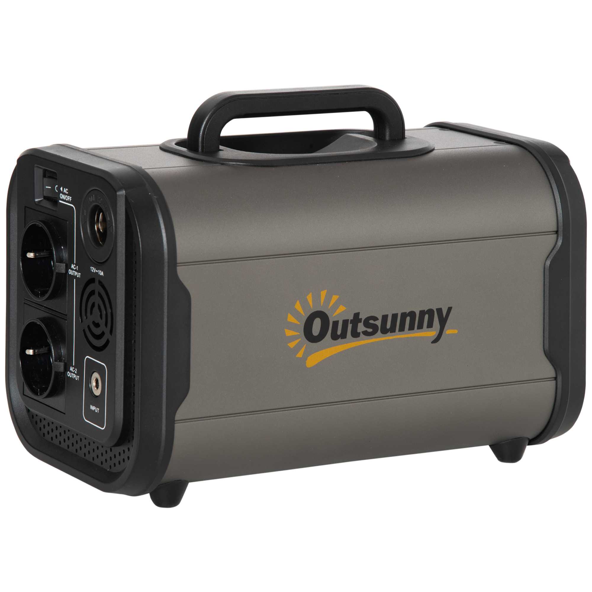 Outsunny Portable Power Station Stromversorgung 384Wh LiFePO4-Akku drei ...