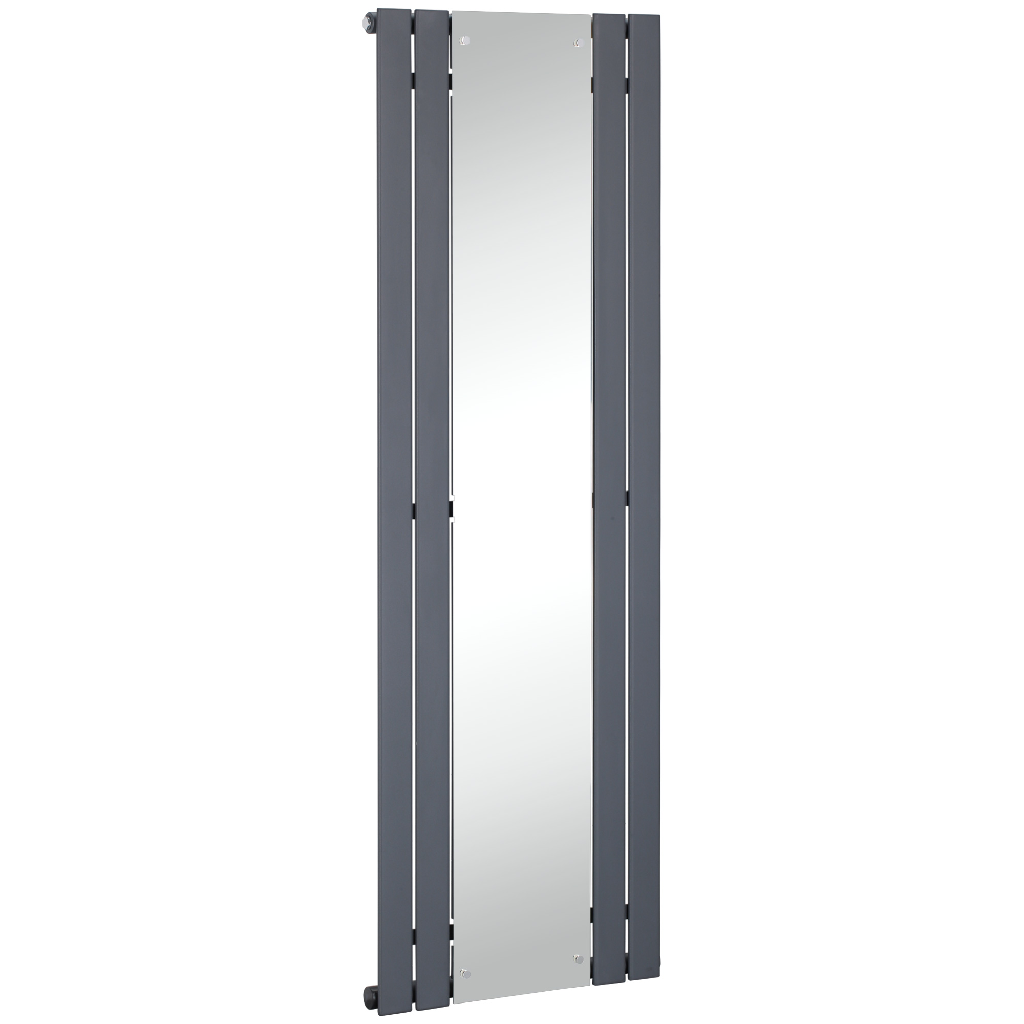 HOMCOM paneelradiator enkellaags radiator 180 x 60 cm heater grijs ...