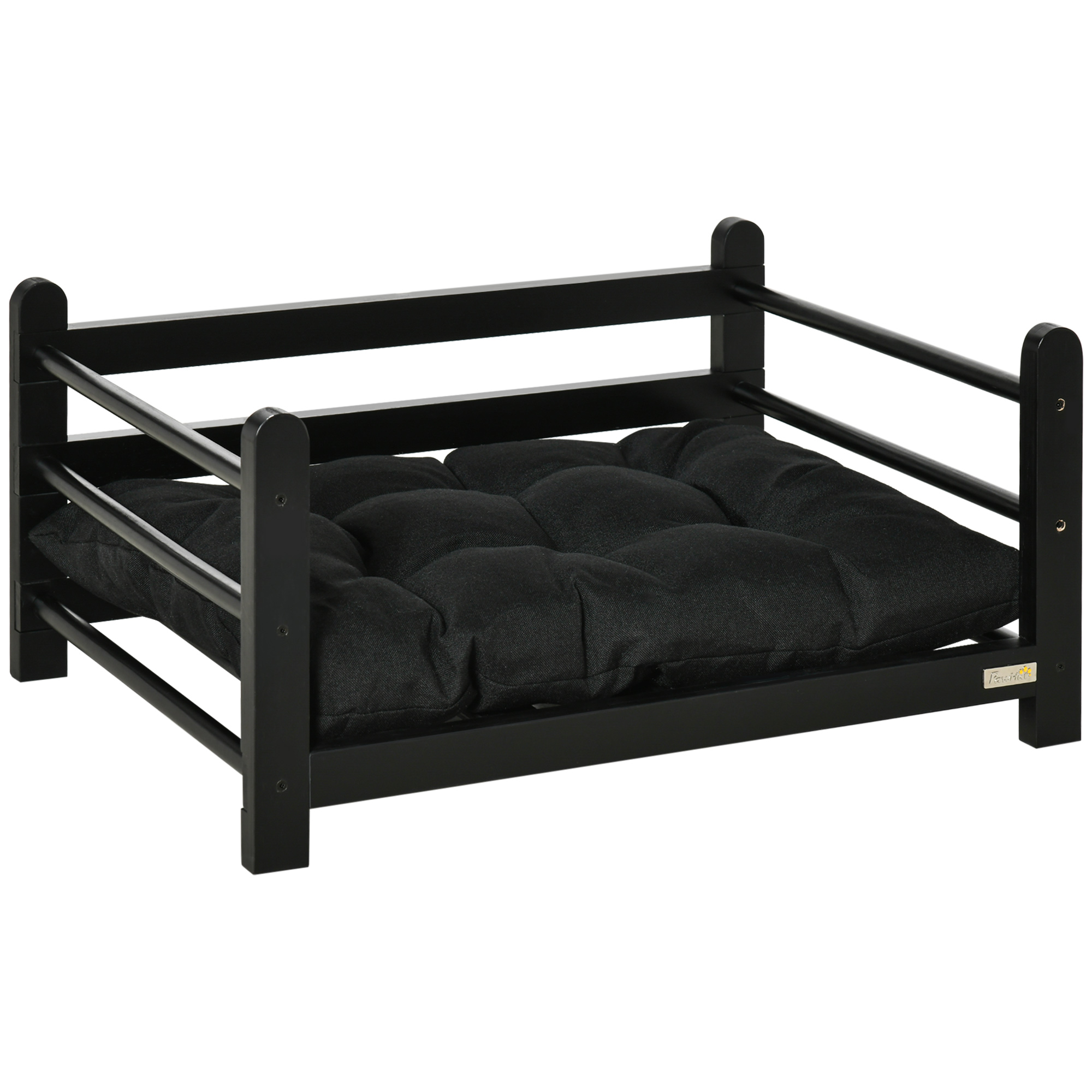 PawHut hondenbed hondenligbed hondensofa huisdierbed met hoog frame en ...