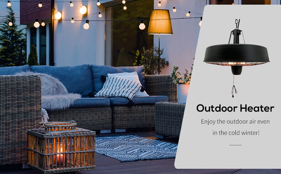 Outsunny Adjustable Infrared Halogen Light Heater NEXT DAY DELIVERY ...