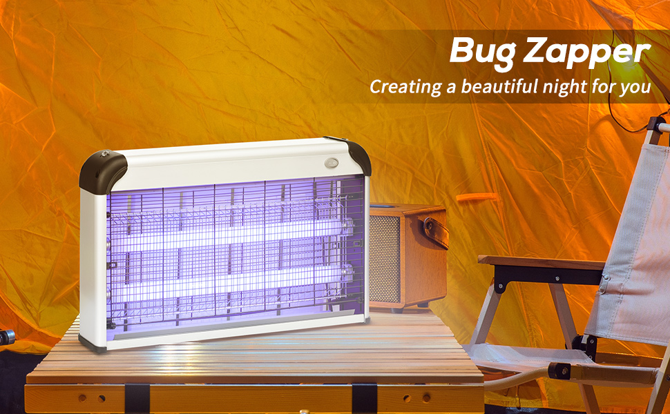 Outsunny Free Standing Wall Hanging 30W Electric Fly Mosquito Killer ...