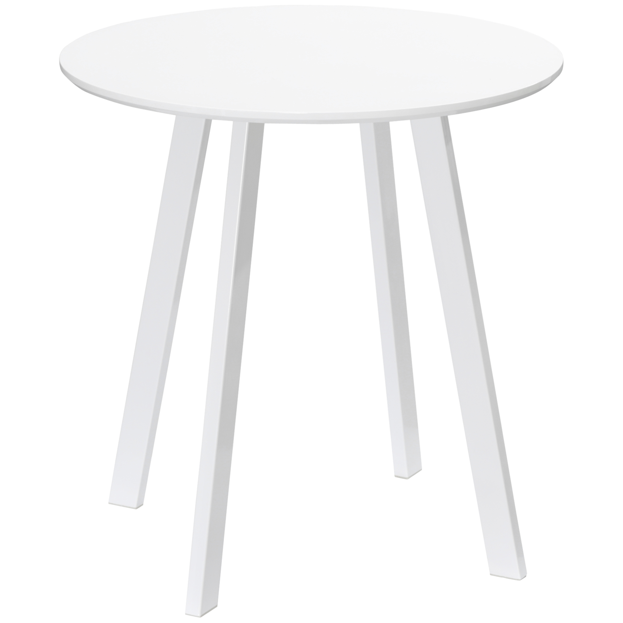 HOMCOM Dining Table, Kitchen Table, for 2 People, High Gloss Surface ...