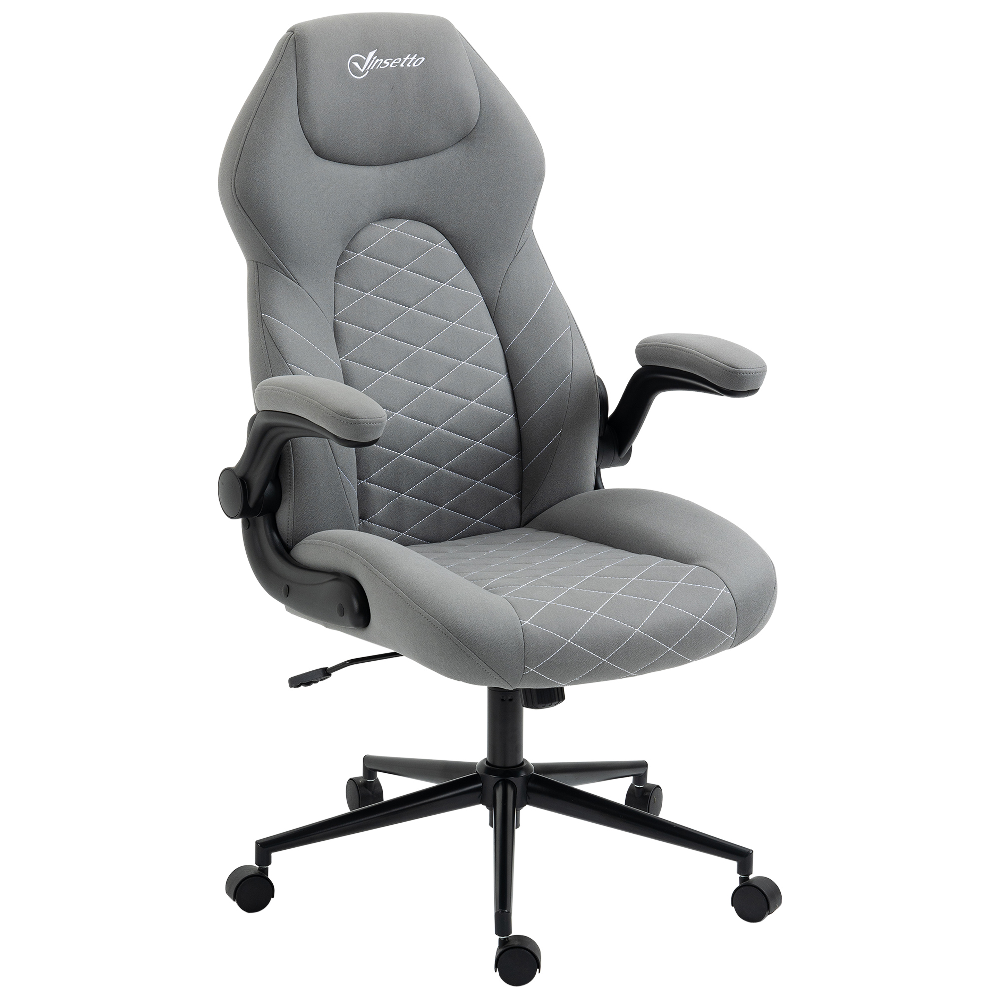 Vinsetto Fauteuil de bureau à roulettes chaise manager ergonomique ...