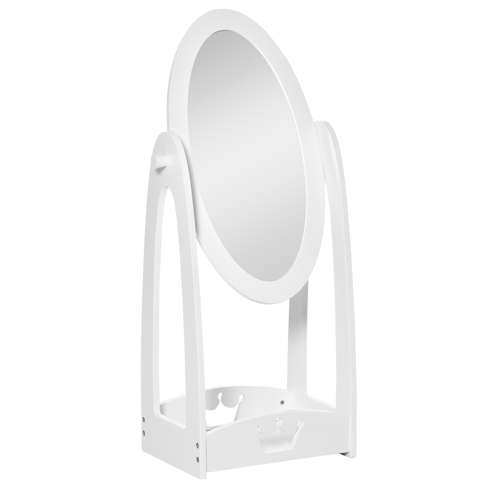 HOMCOM Free Standing Full Length Mirror, Child's Dressing Mirror with ...