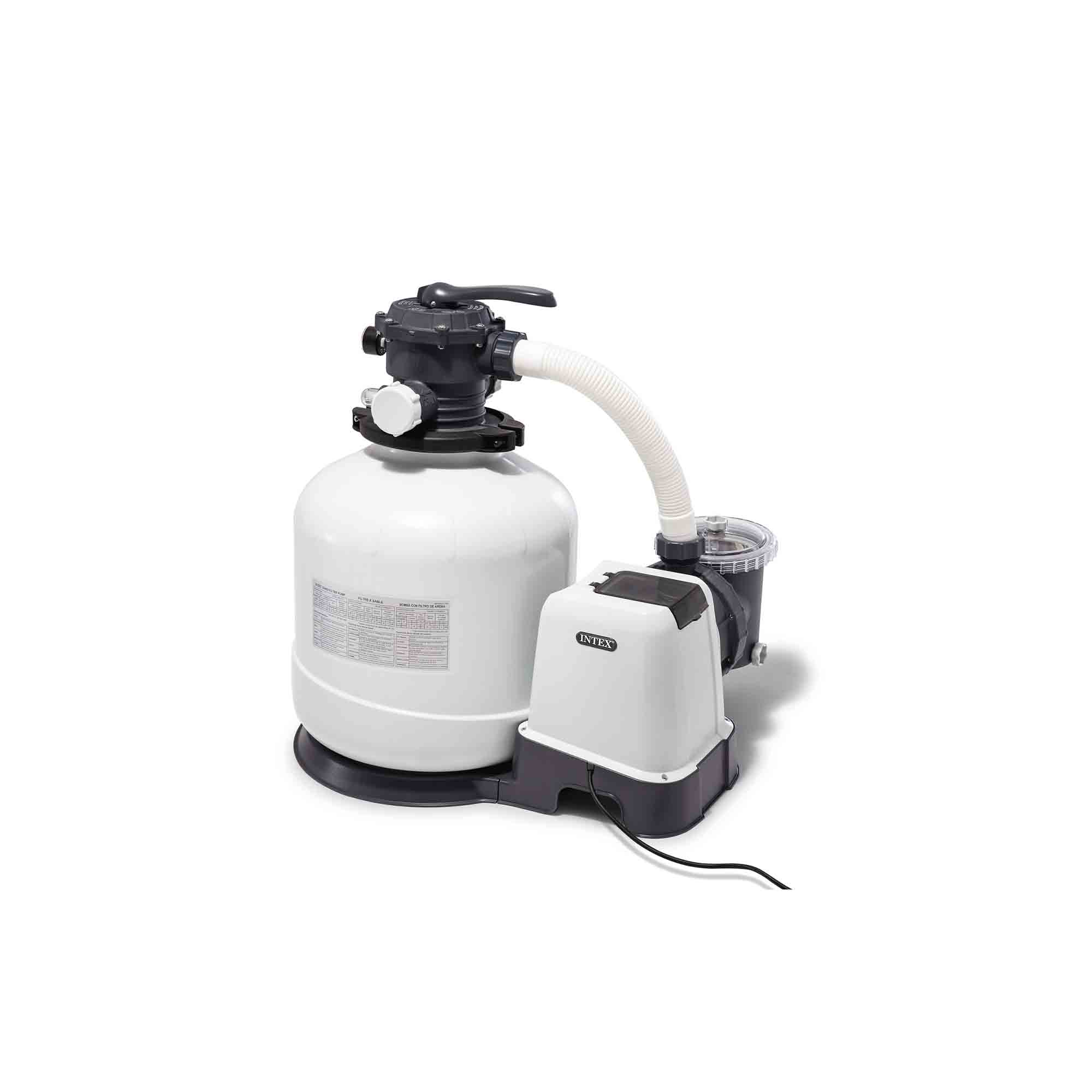 INTEX 26652 - Pompa A Sabbia - Flusso D'Acqua: 12,000 L/H, Flusso Di ...