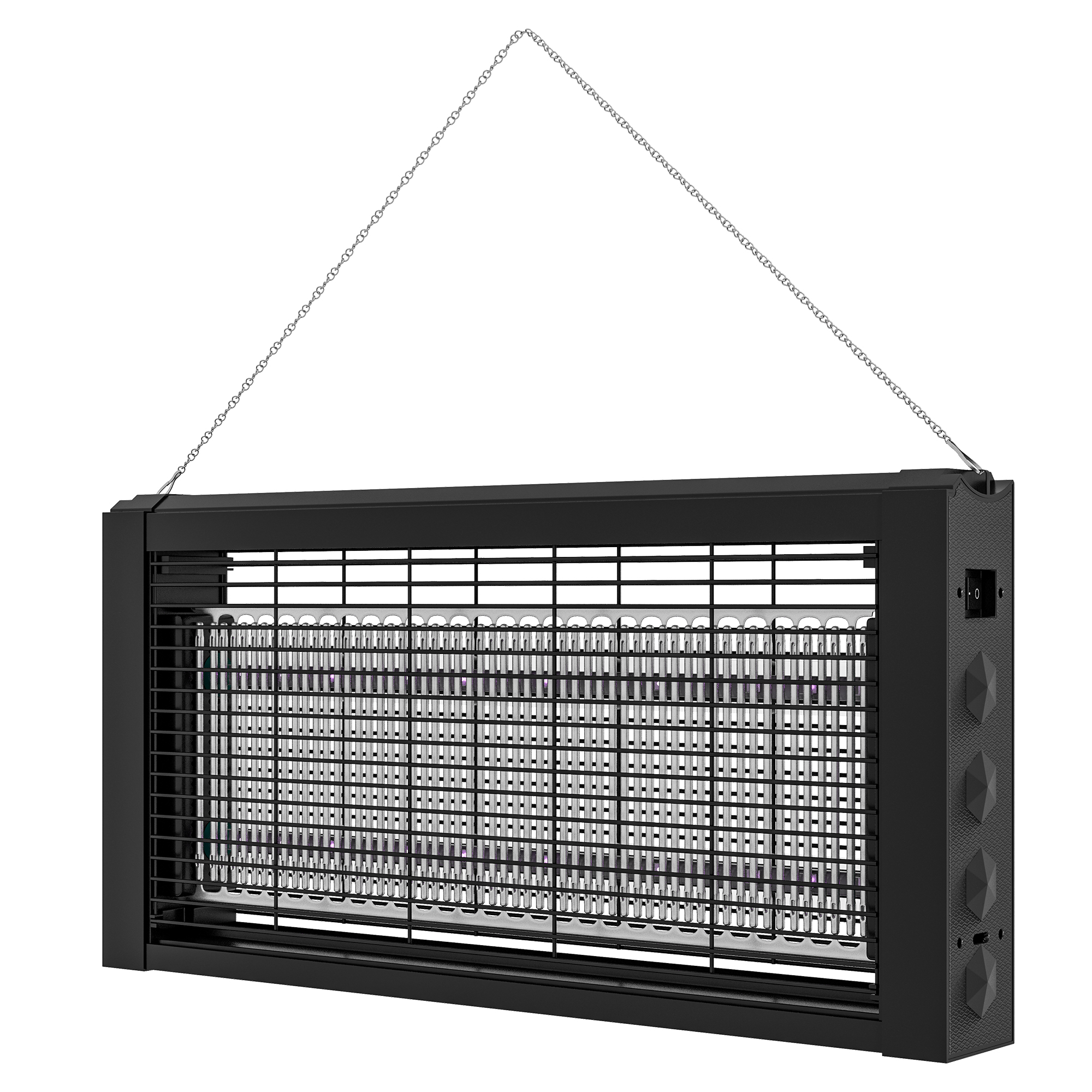 HOMCOM Lâmpada Anti-Mosquitos com Luz LED Mata Mosquitos Elétrico 8W ...