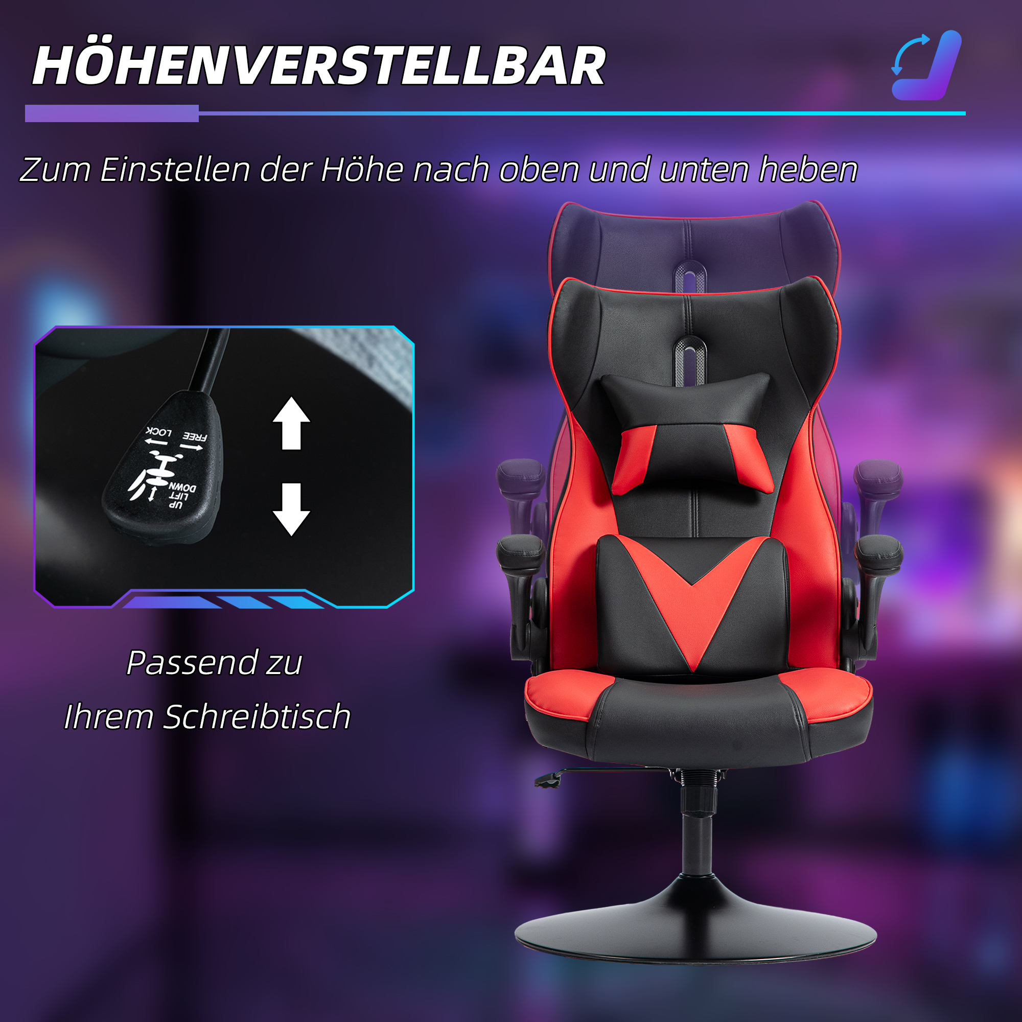 Schöne Vinsetto Gaming Stuhl Ebenbild