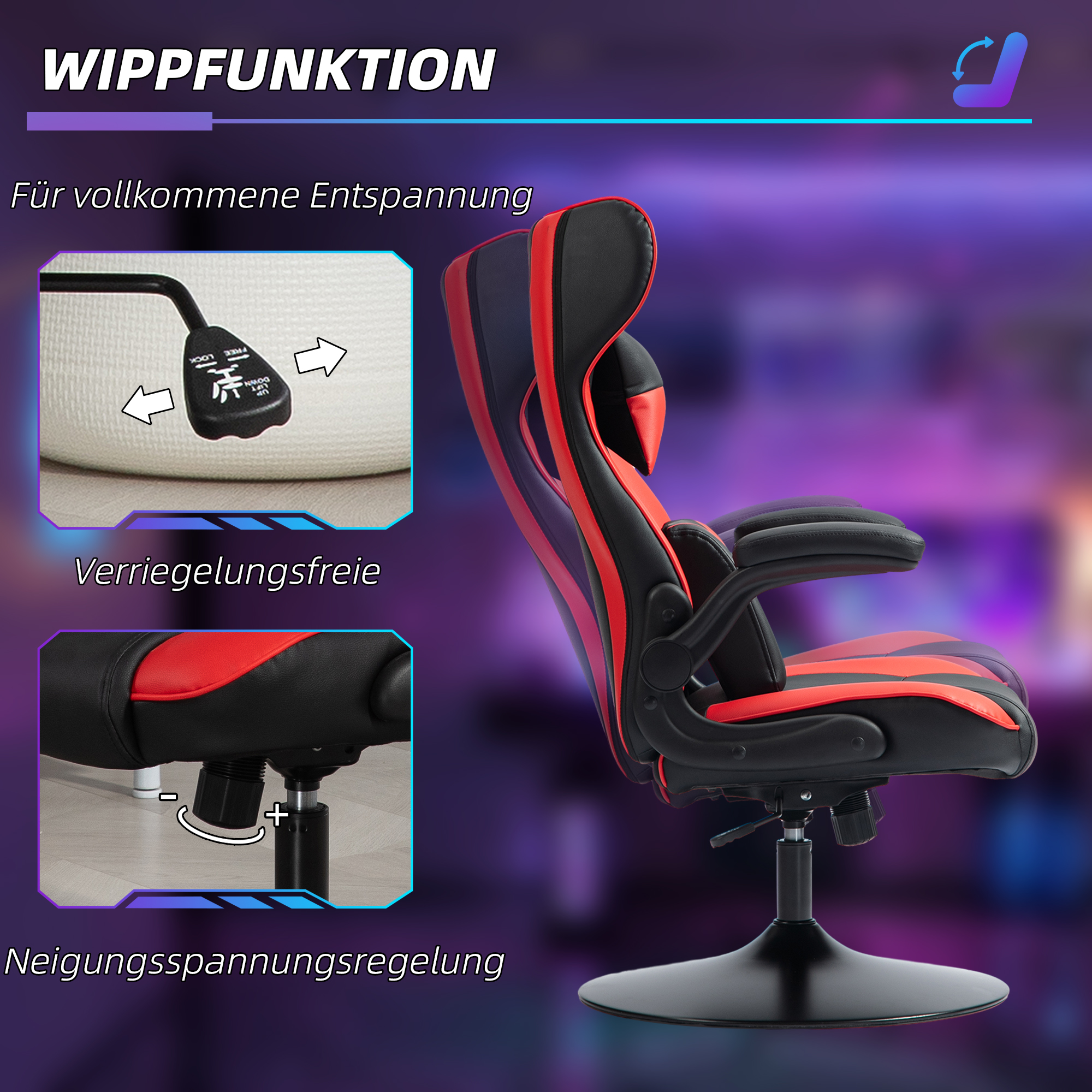 Schöne Vinsetto Gaming Stuhl Ebenbild