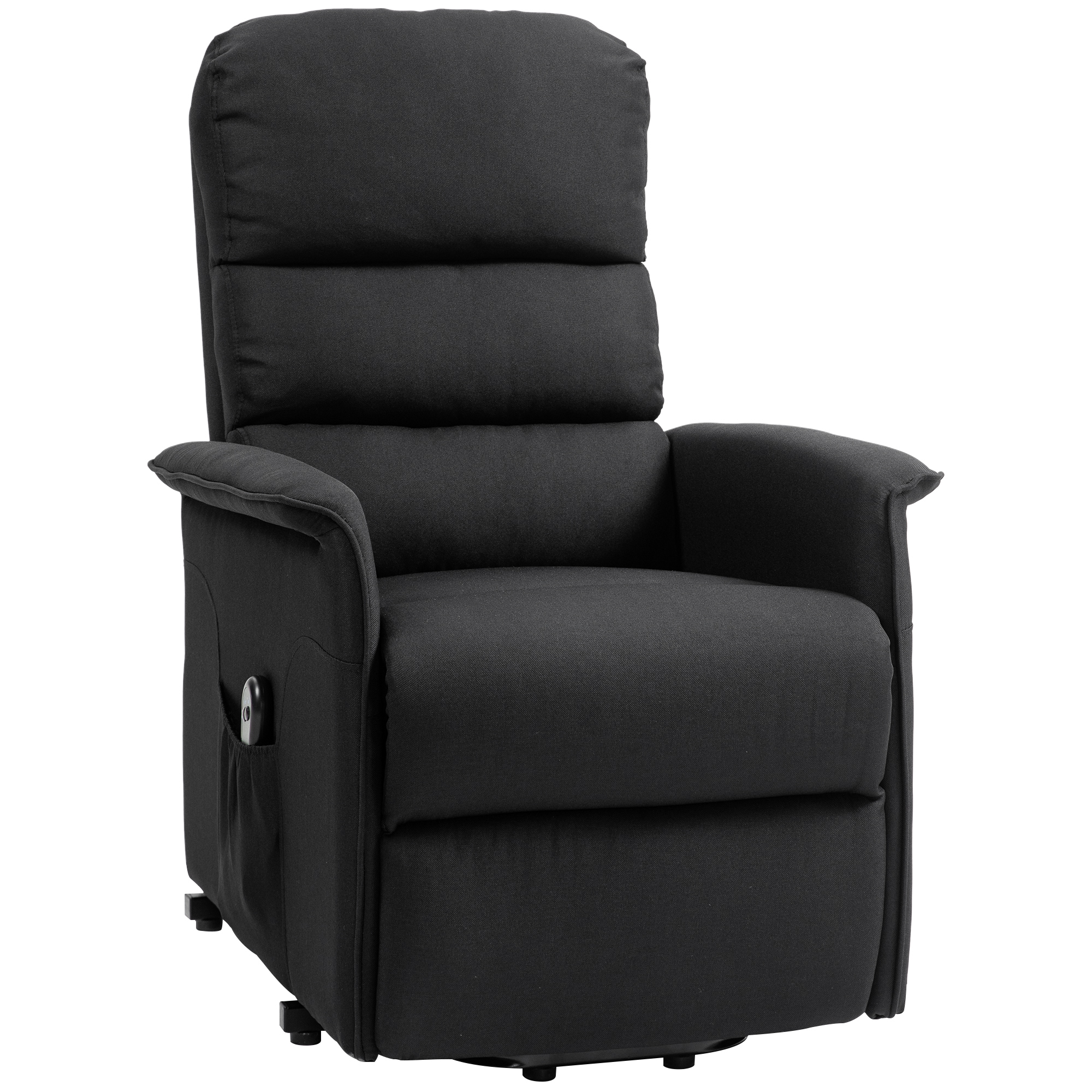 HOMCOM Fauteuil releveur électrique avec repose-pied dossier inclinable ...