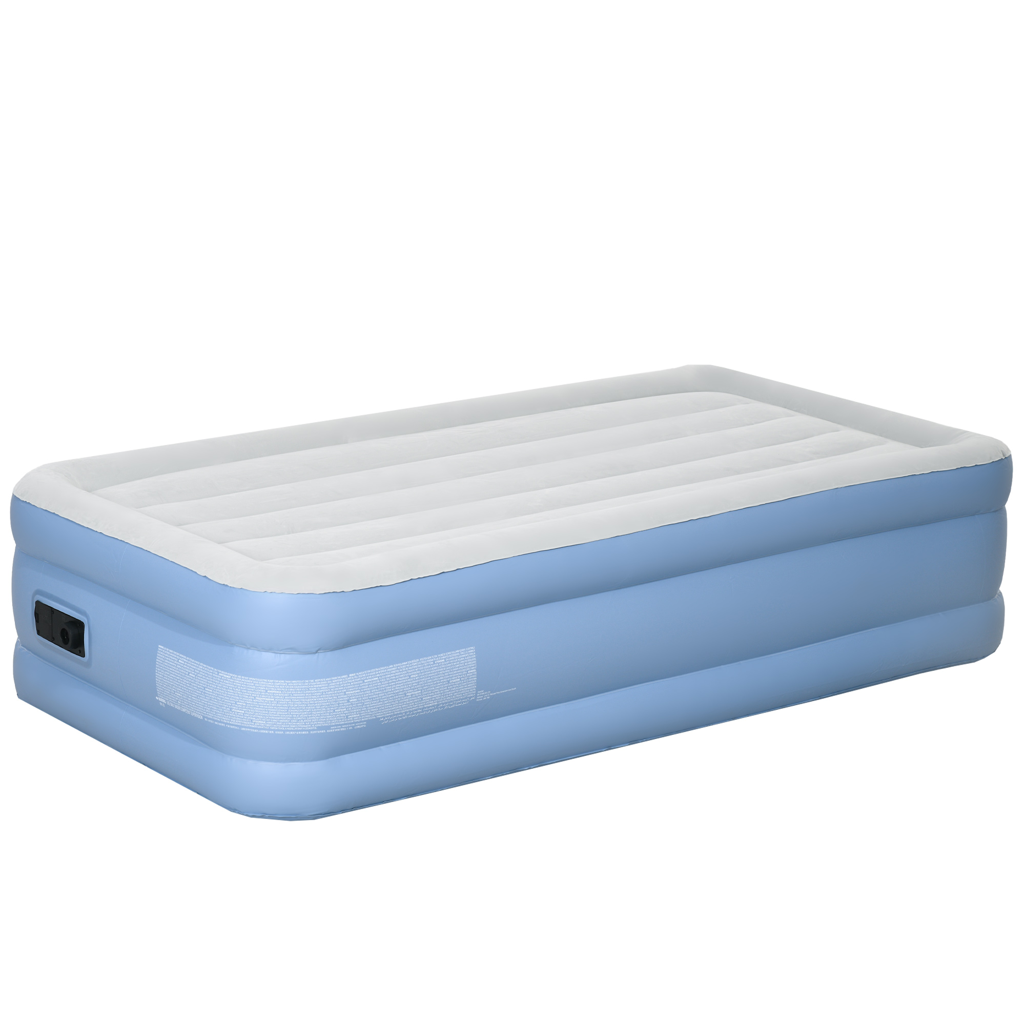 Outsunny Widened Single Inflatable Mattress, with Built-In Electric ...