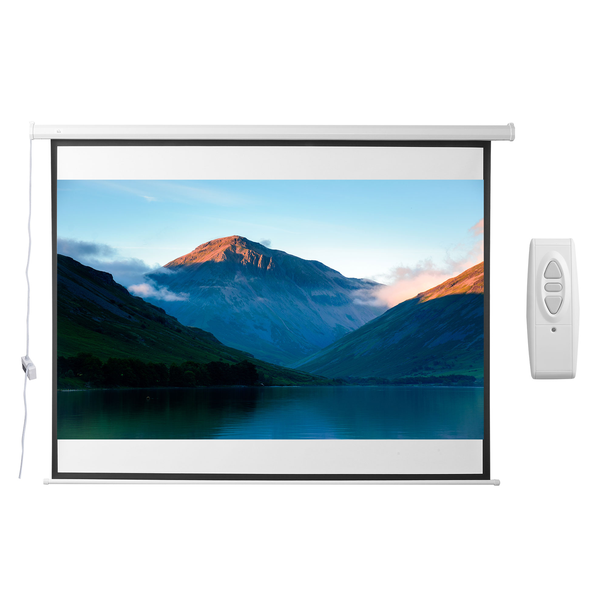 HOMCOM Beamer-Leinwand, Projektionsleinwand, 100 Zoll, 4:3, 203x152 cm ...