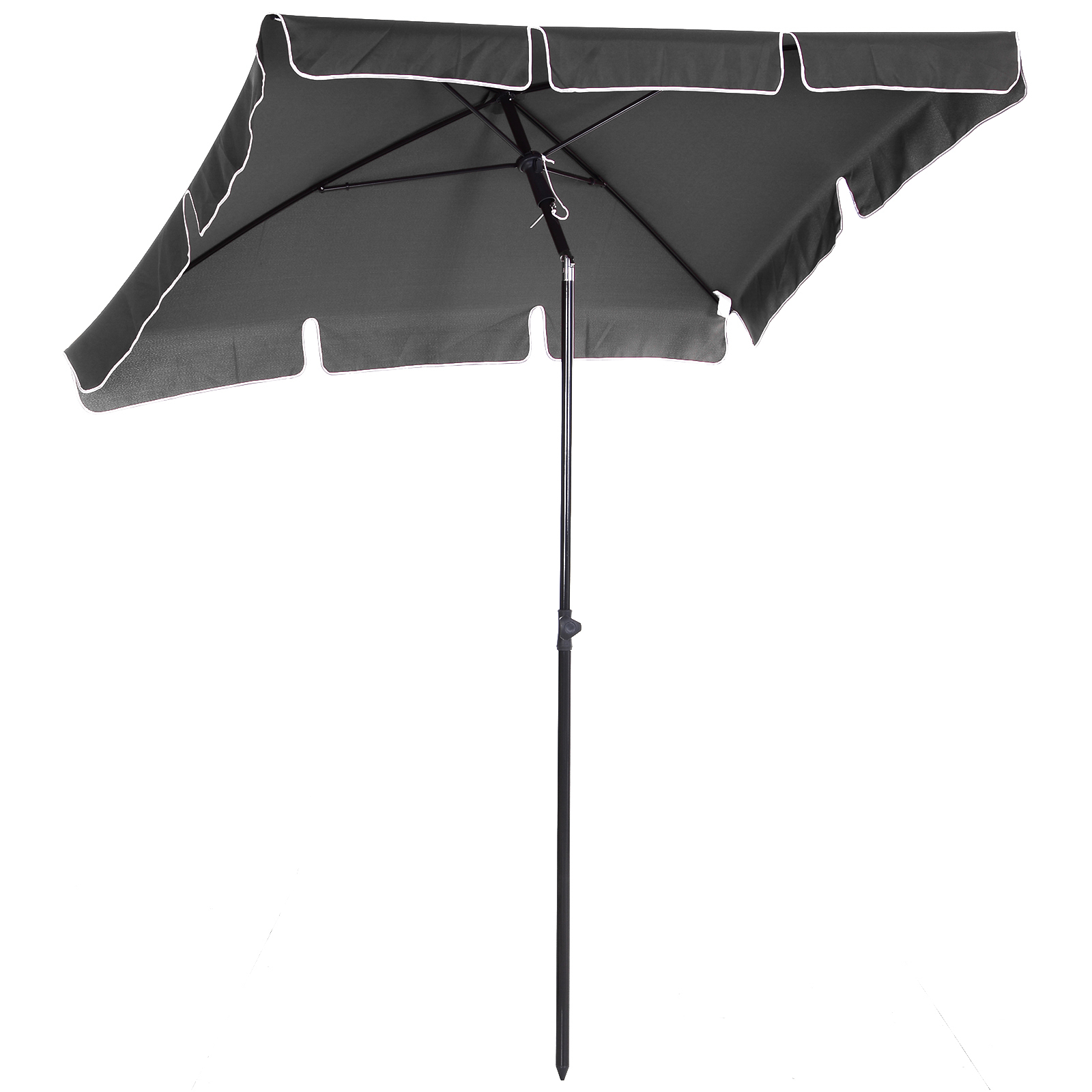 Outsunny Sombrilla Grande Parasol Reclinable 2.35m Sombrilla ...