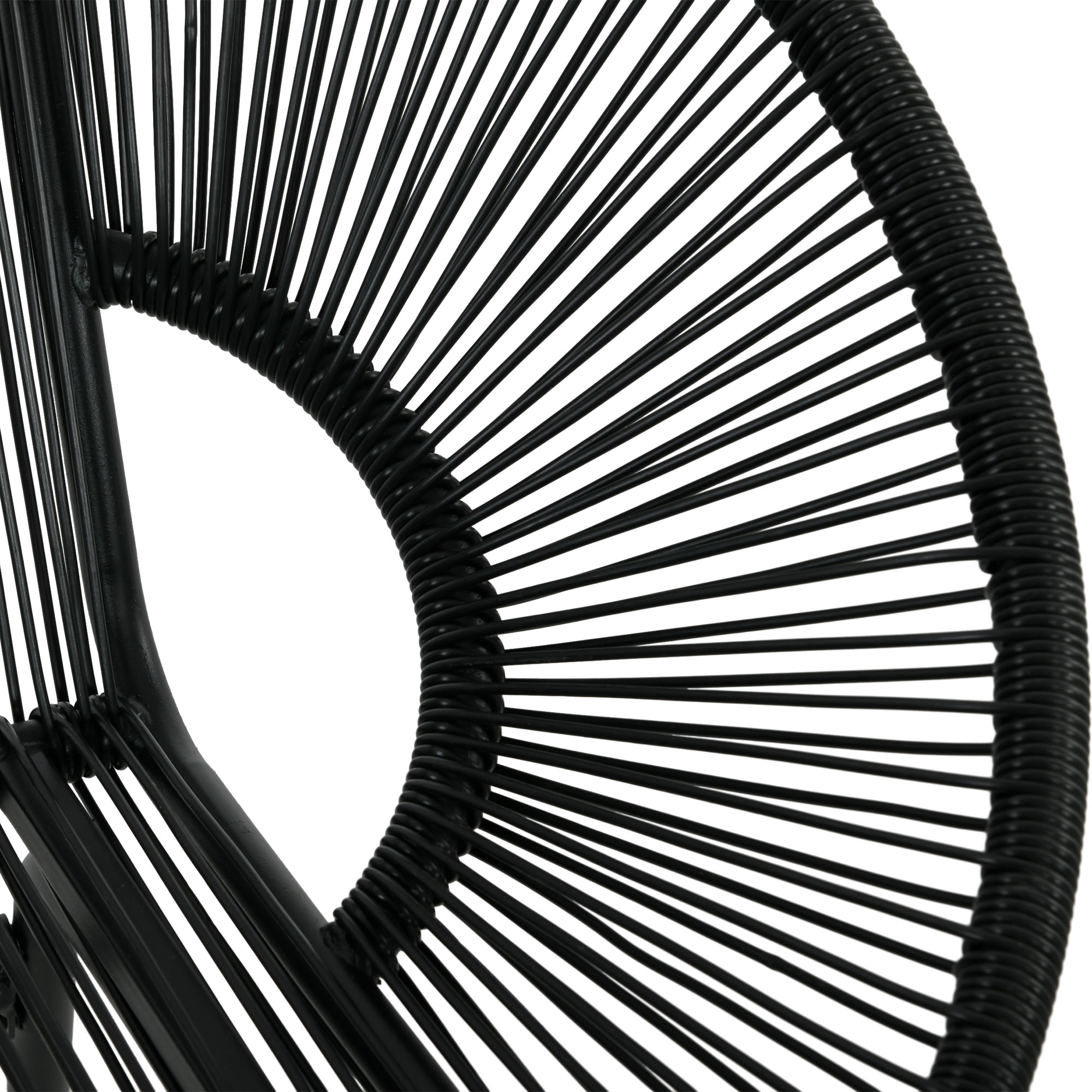 Outsunny Rattansessel Relaxsessel im Boho-Stil, 132 cm x 72 cm x 83 cm ...