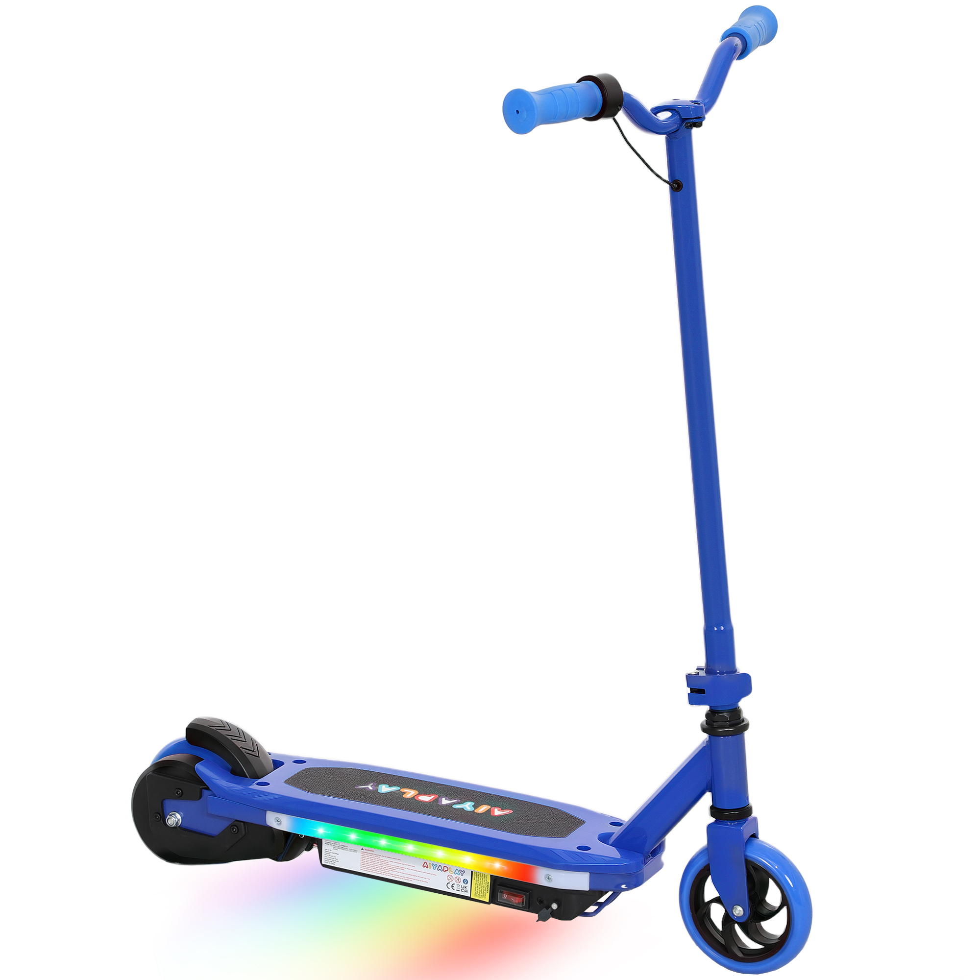 AIYAPLAY Electric Scooter for Kids Ages 6-14, with Colourful Light and ...
