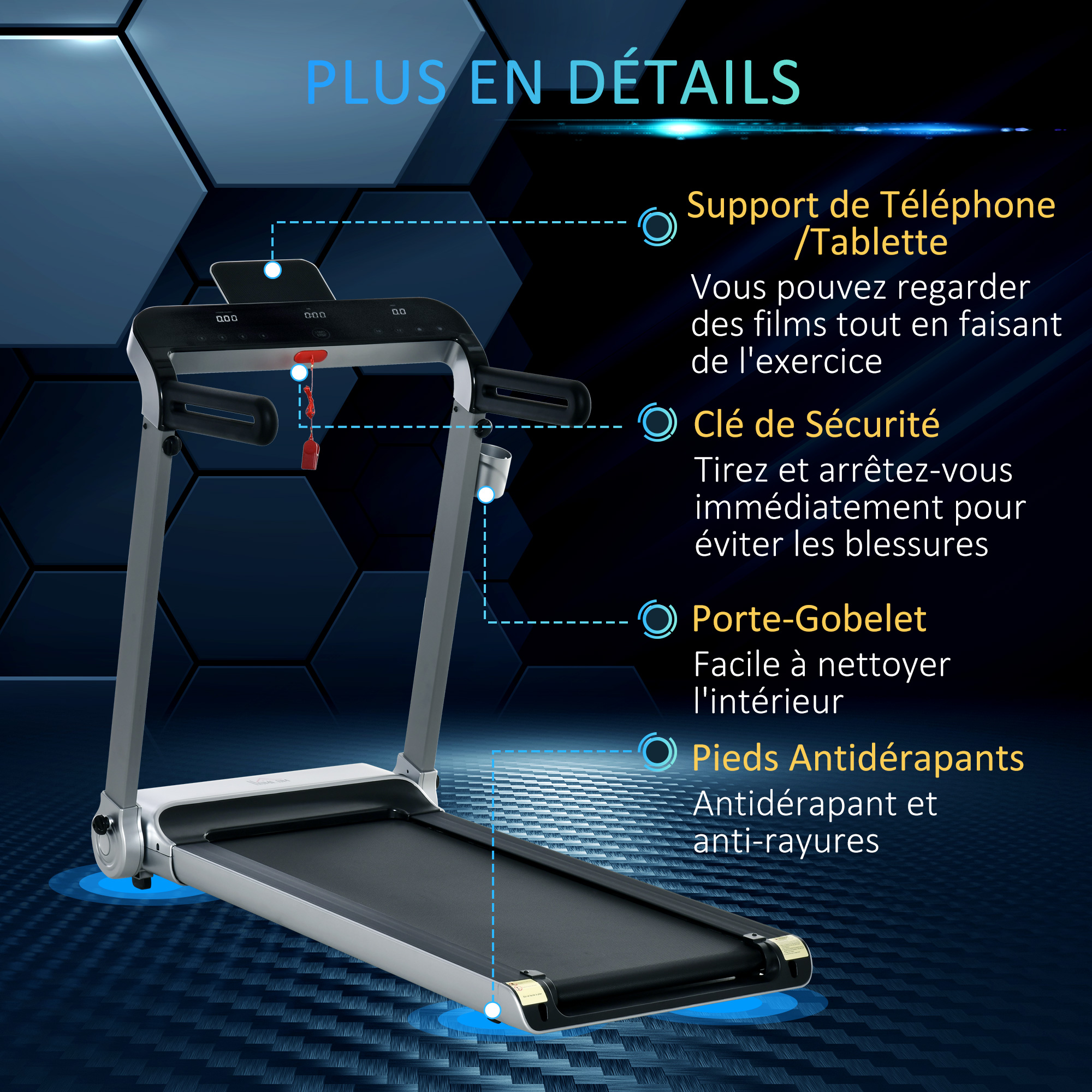 Homcom Tapis De Coursenull