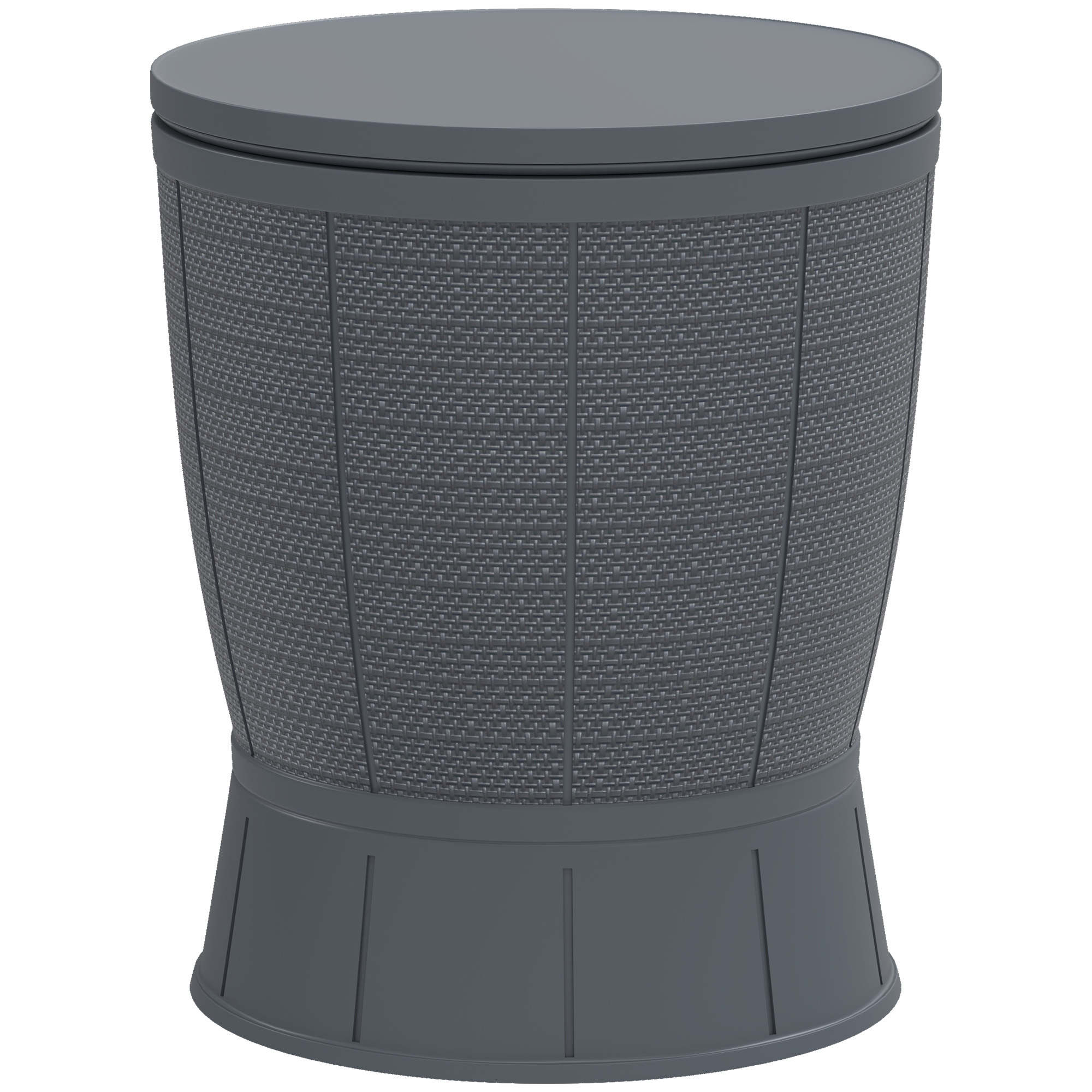 Outsunny Mesa Nevera para Exterior 41 L 3 en 1 Cool Bar Mesa Auxiliar ...