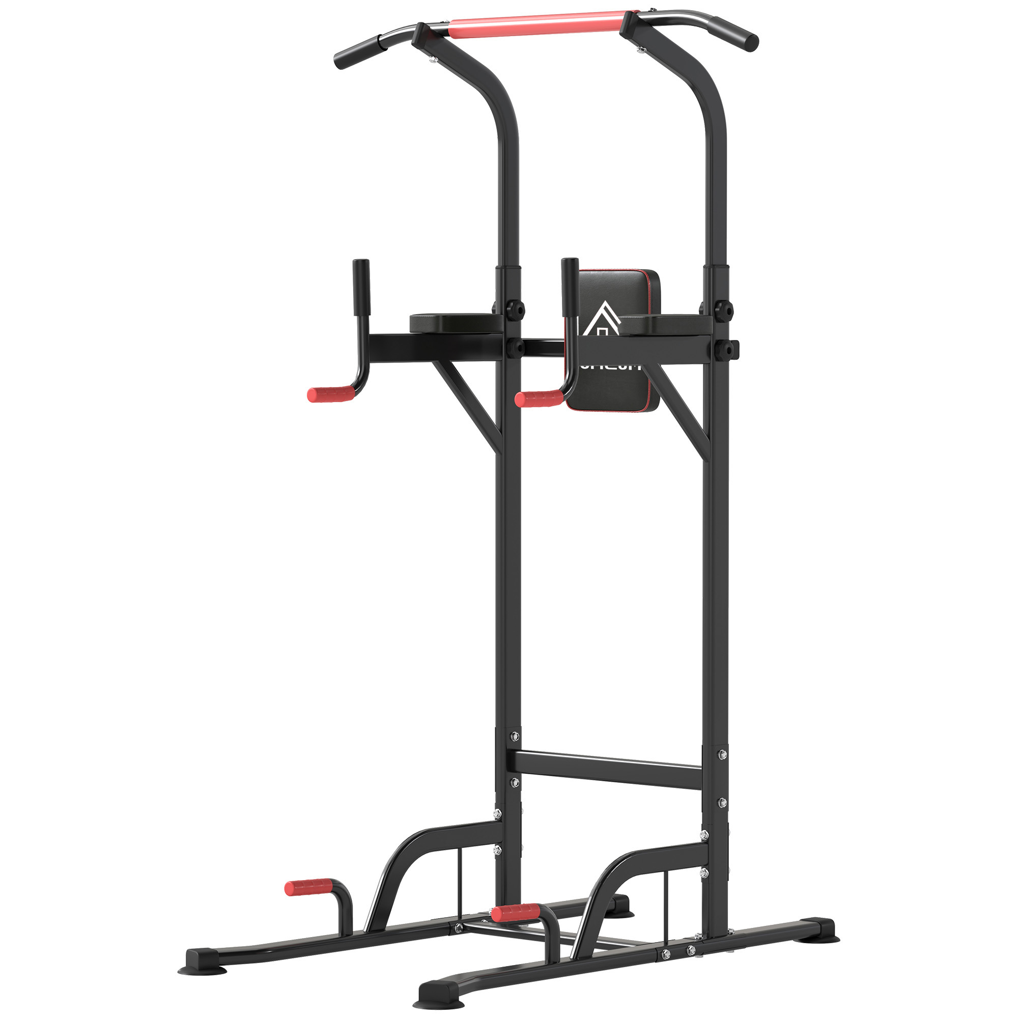 HOMCOM Pull Up Station Bar Power Tower Station for Home Office Gym ...
