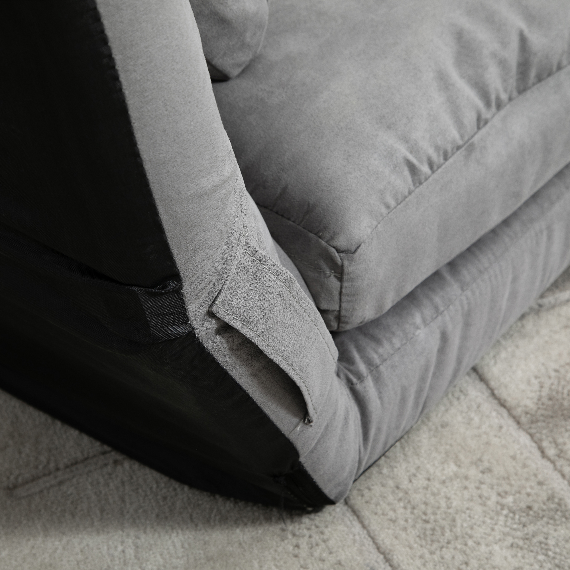 HomCom canapea de podea, pliabila 130x73x60 cm | Aosom Romania