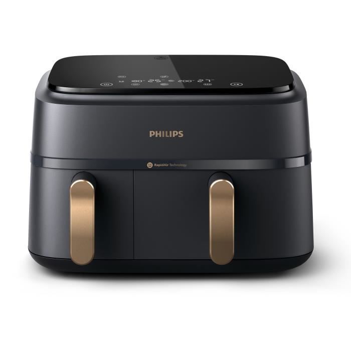 Friteuse sans huile - PHILIPS - NA352/04 - Airfryer Série 3000 double ...
