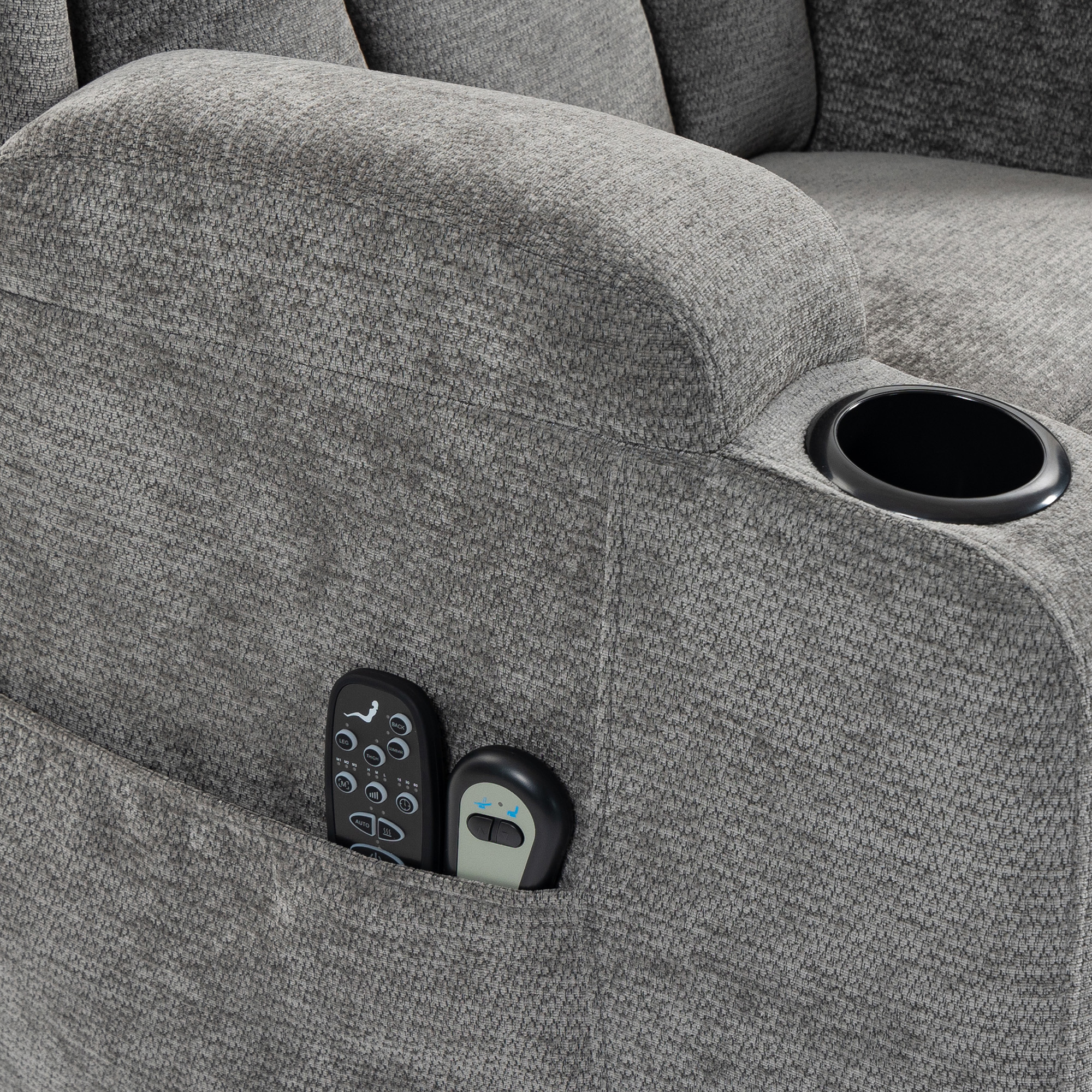 HOMCOM Power Lift Recliner Chair with Vibration Massage and Heat ...