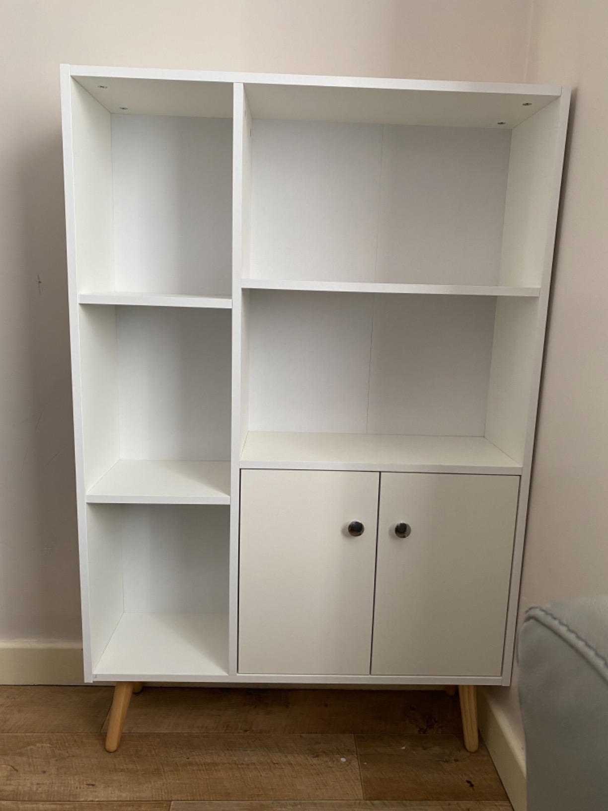 HOMCOM Open Bookcase Storage Cabinet Shelves Unit Free Standing w/ Two ...