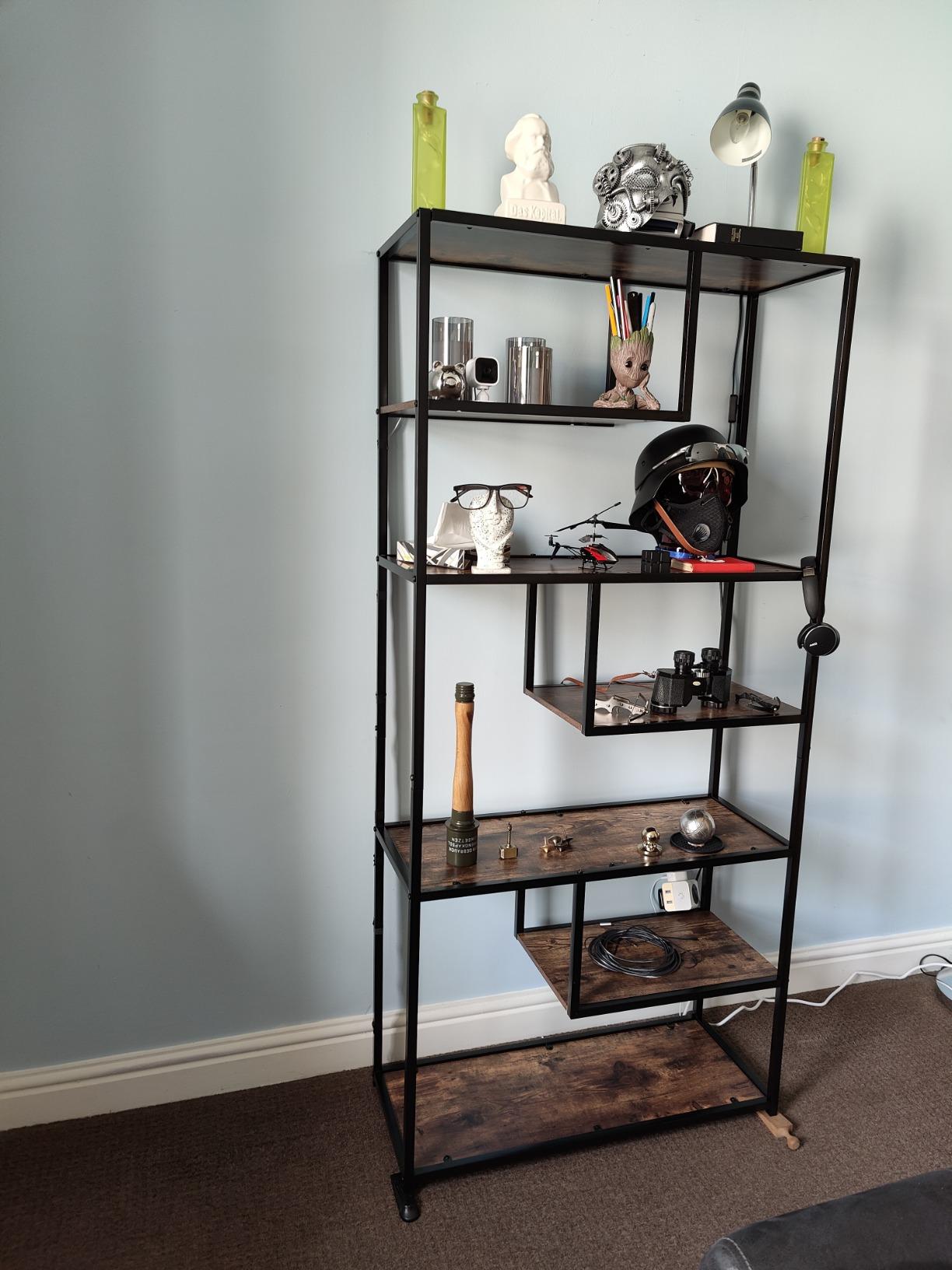 HOMCOM Wood Shelf Bookcase | Aosom UK