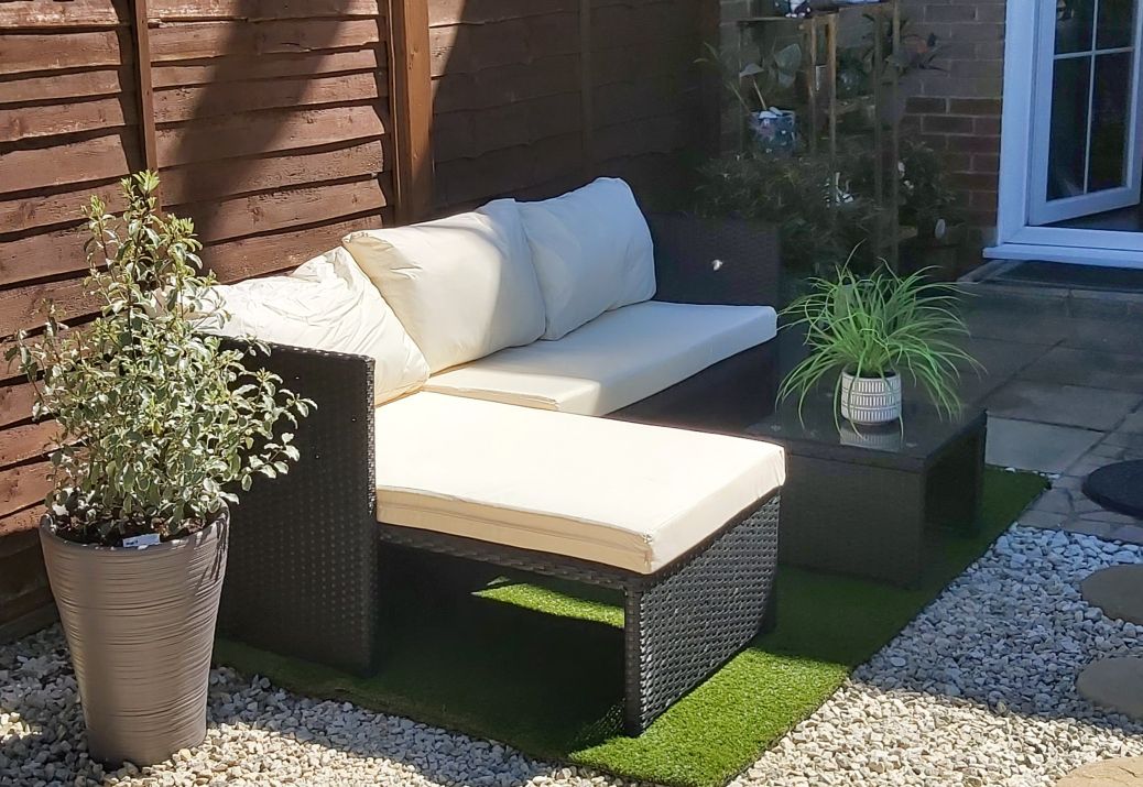 Outsunny Gazon Sintetic 4x1m Iarba 30mm, Gazon Fals Anti-UV Netoxic Si ...