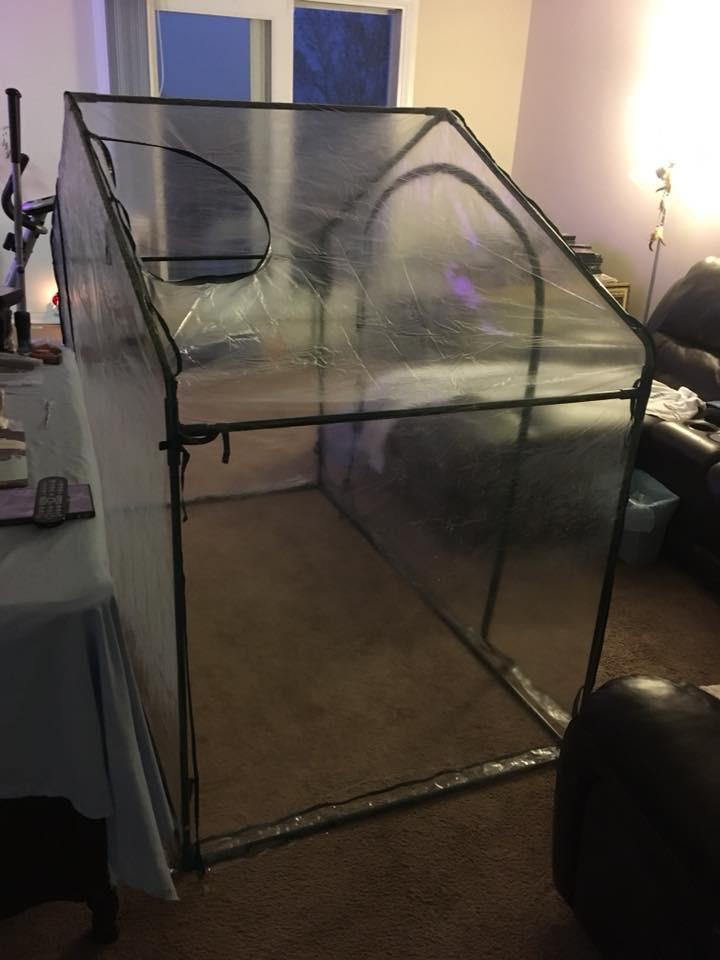 Outsunny 1.8m Portable Walk-in PVC Greenhouse Garden Flower Planter ...