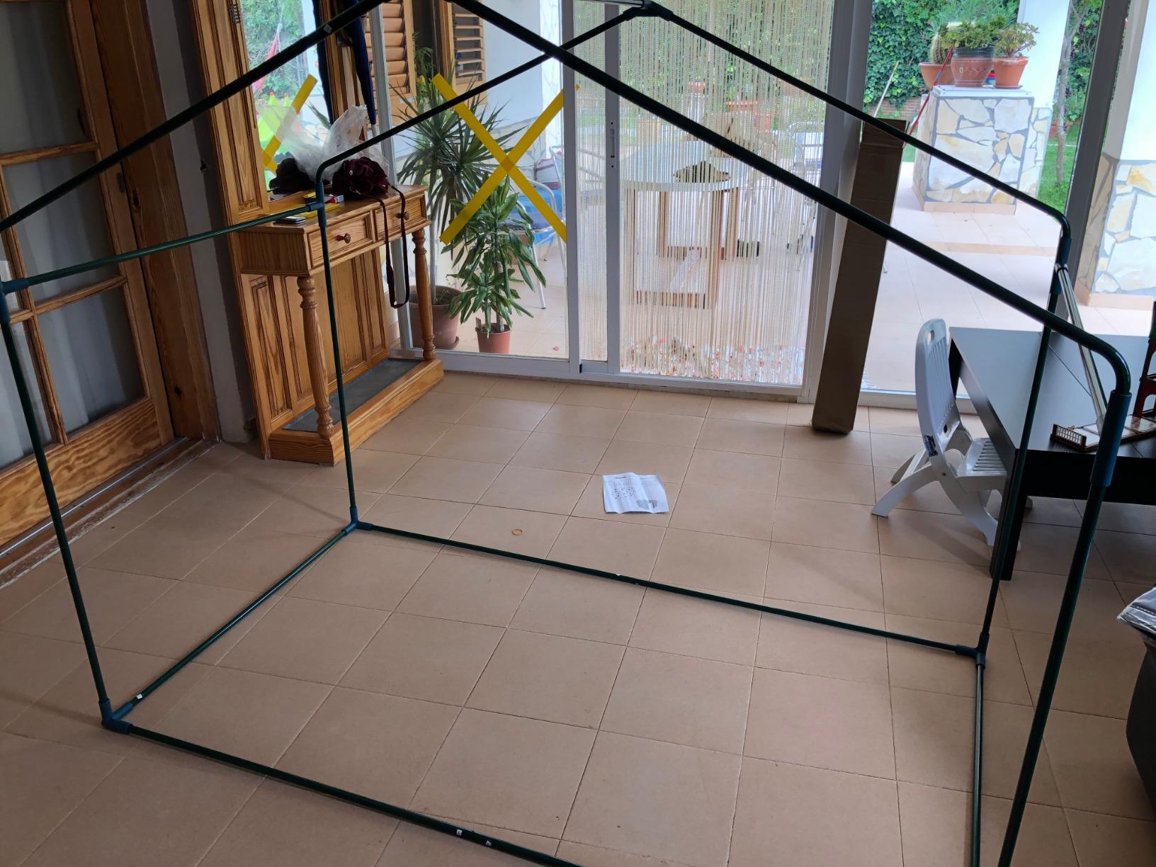 Outsunny 1.8m Portable Walk-in PVC Greenhouse Garden Flower Planter ...