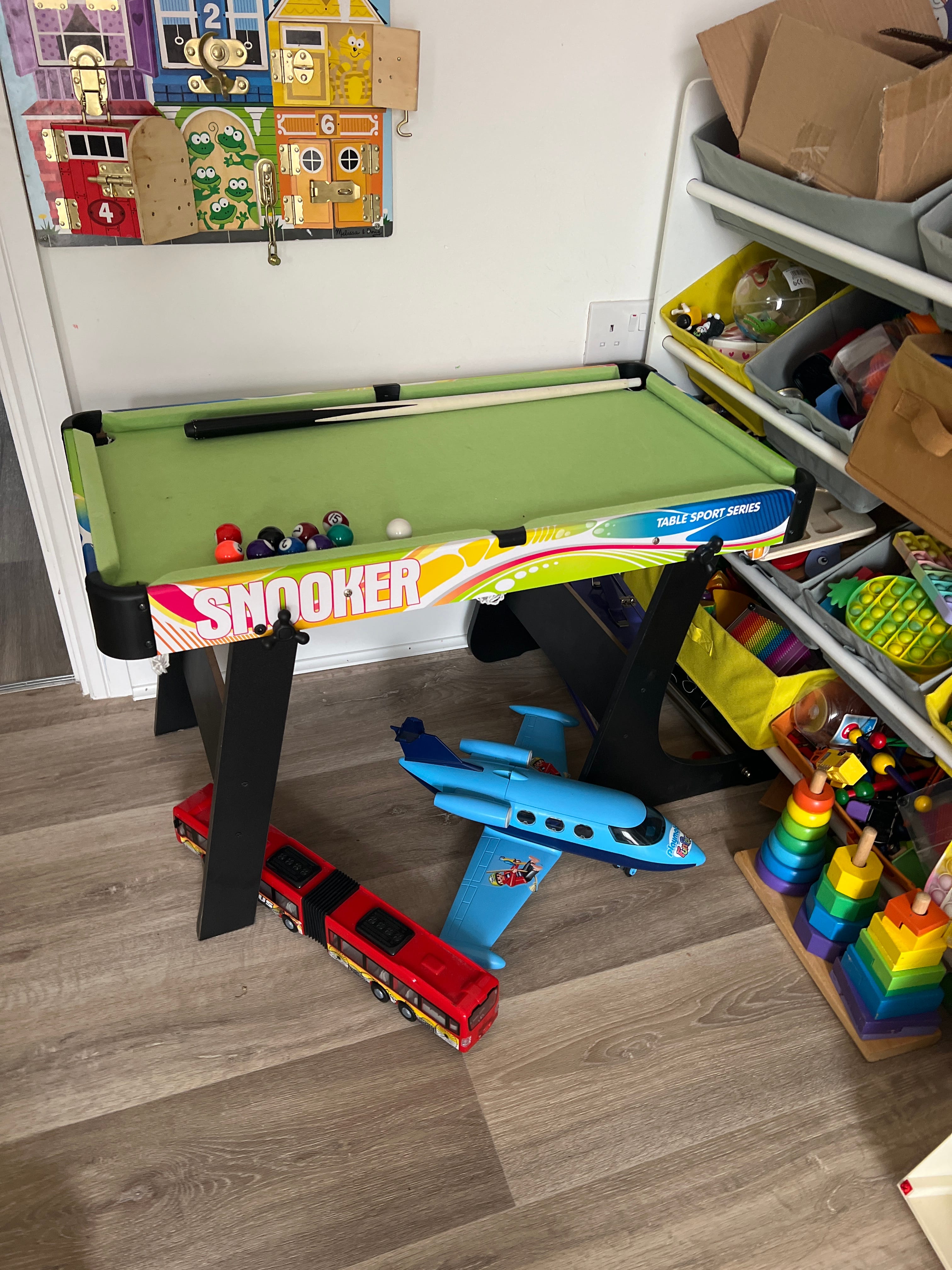 HOMCOM MDF 4-in-1 Indoor Game Room Sports Table | Aosom UK