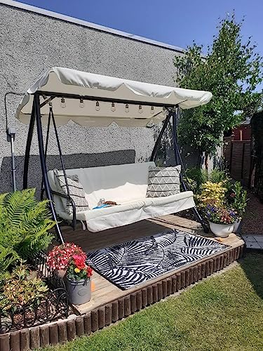 Outsunny 2-in-1 Swing Chair, 200Lx125Wx170H cm| Aosom UK