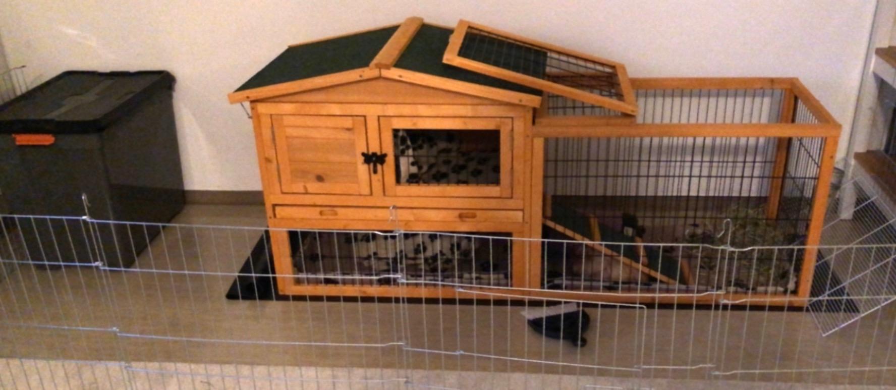 PawHut Kleintierstall Zwergkaninchenstall Meerschweinchenstall ...