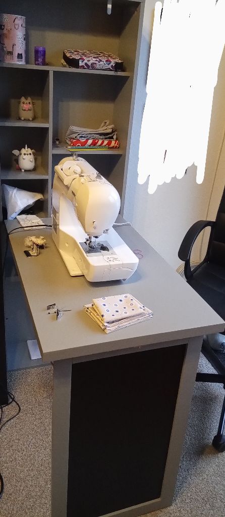 HOMCOM Folding Convertible Desk with Blackboard Multi-function Computer ...