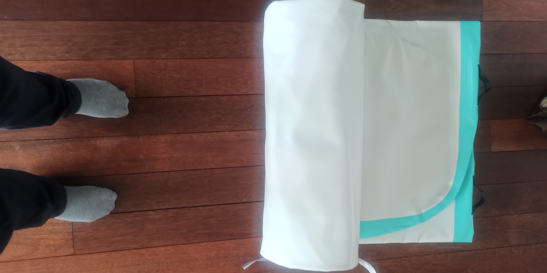 Outsunny Aufblasbare Badeinsel bis 500 kg Belastbarkeit Schwimminsel ...