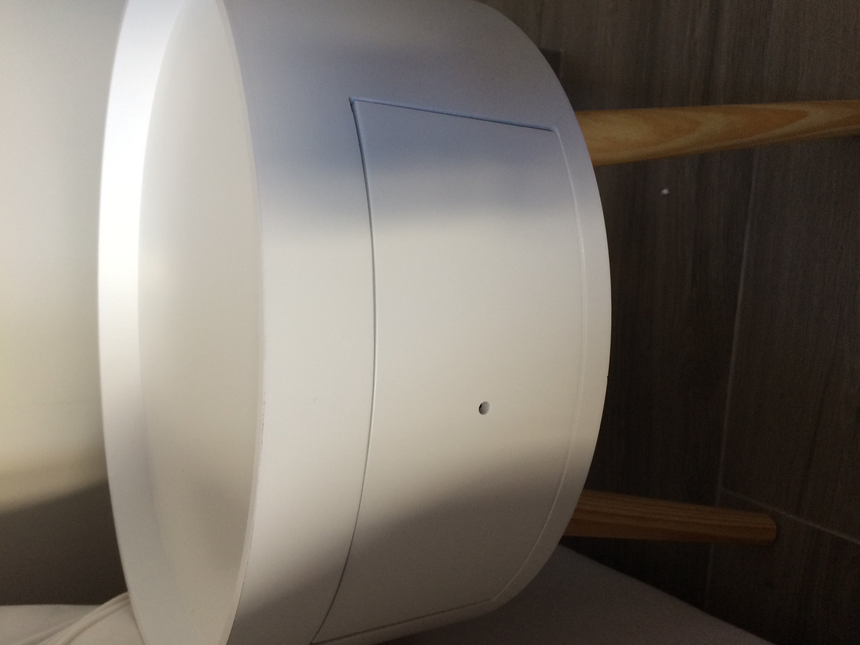 HOMCOM Modern Round Coffee Table Wooden Side Table Living Room Storage ...