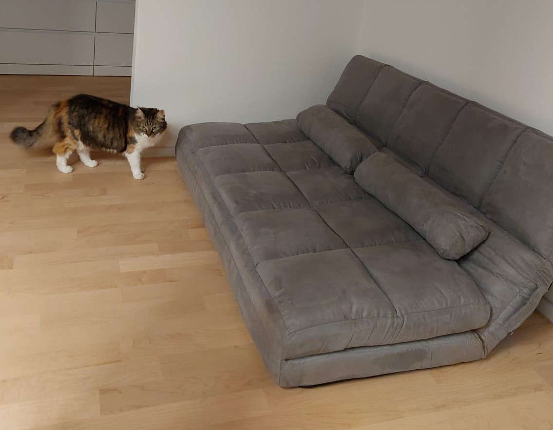 HomCom canapea de podea, pliabila 130x73x60 cm | Aosom RO