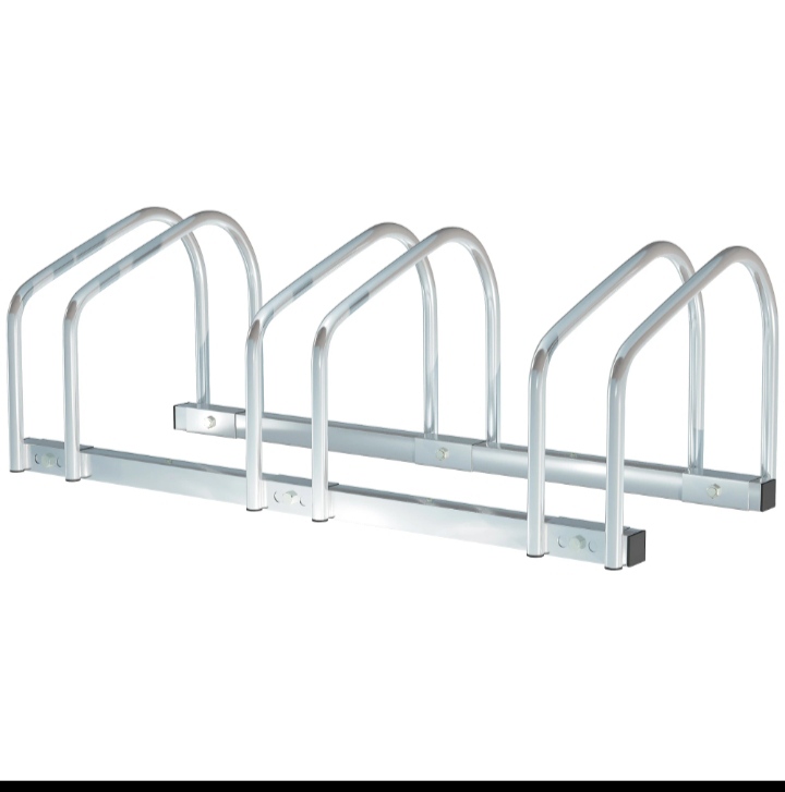 HOMCOM Bike Stand Parking Rack Floor or Wall Mount Bicycle Cycle ...