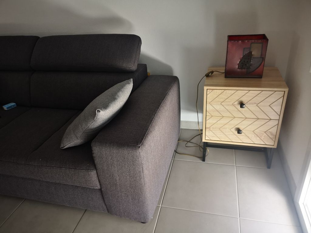 HOMCOM Bedside Table 2 Drawer Unit | Aosom UK