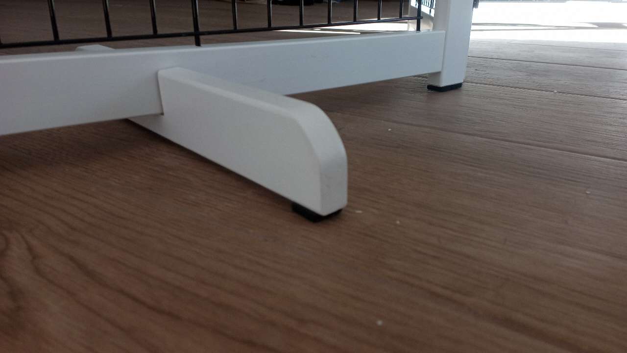 PawHut Wooden Foldable Small & Medium-Sized Dog Gate 4 Panel with ...