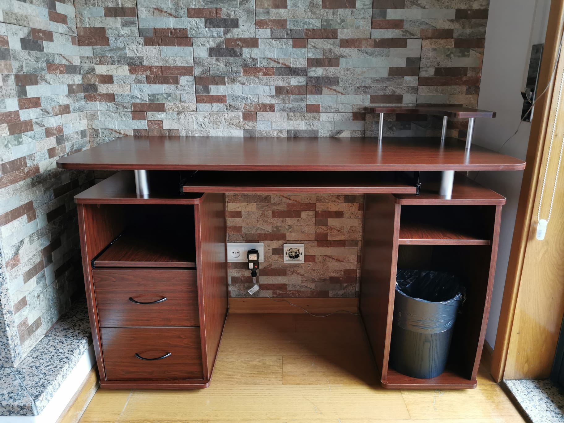 HOMCOM masa de birou suport PC din lemn | Aosom RO