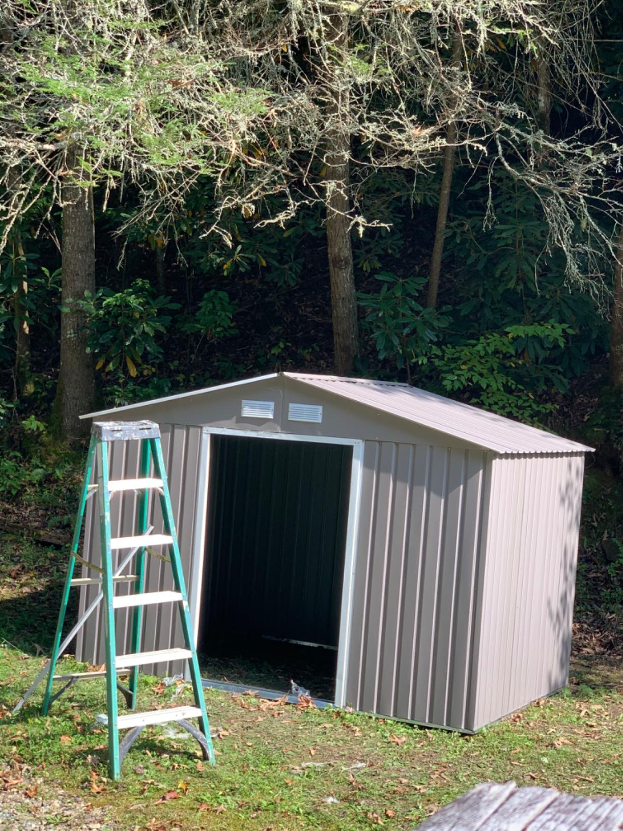 Outsunny magazie scule si unelte, din fier 277x191x192 cm | Aosom RO