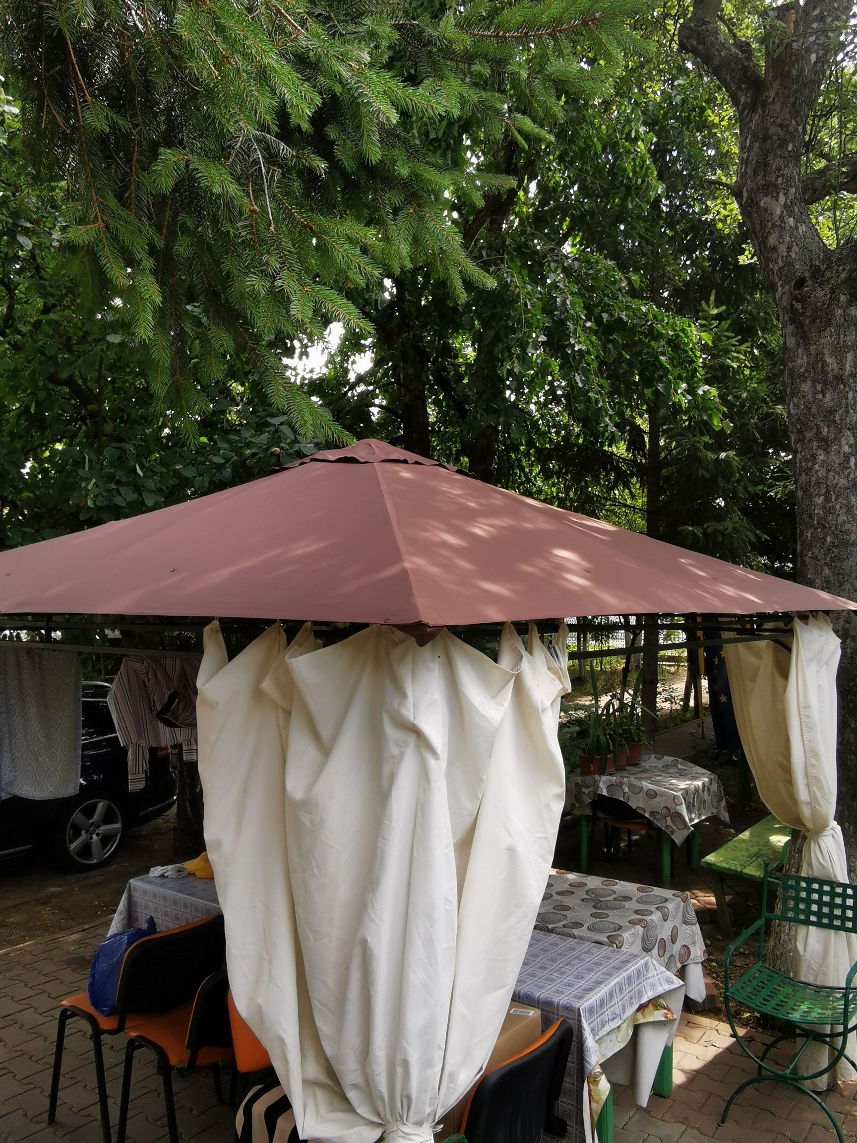HOMCOM Toile de rechange pour pavillon tonnelle tente toit de ...