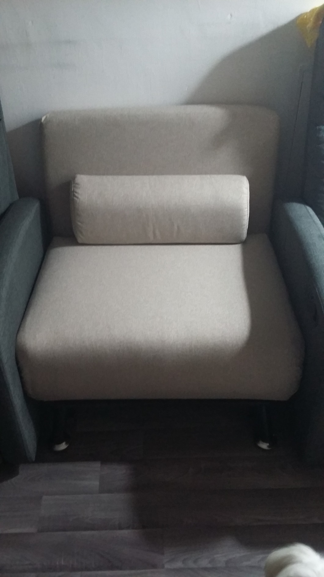 Fotoliu pat o persoana cu saltea si perna HOMCOM | Aosom RO